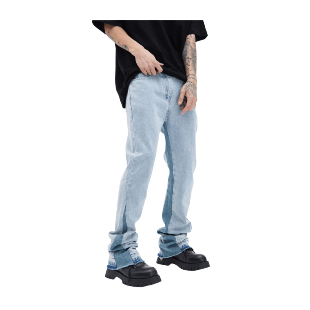 Jean × Streetwear Blue Stacked Denim Jeans | Grailed