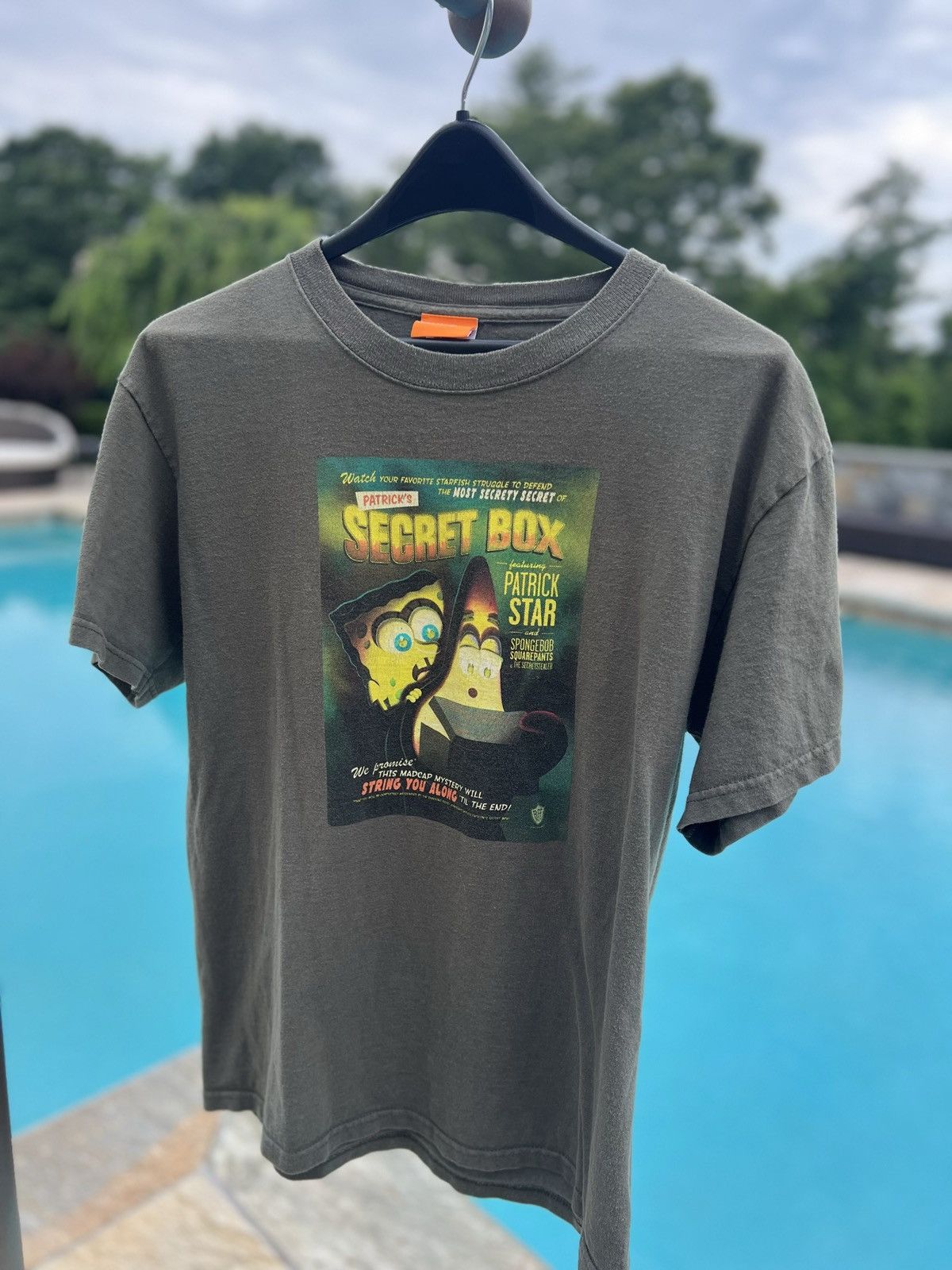 Nickelodeon Vintage SpongeBob Patrick Secret Box T-Shirt Medium (Rare ...