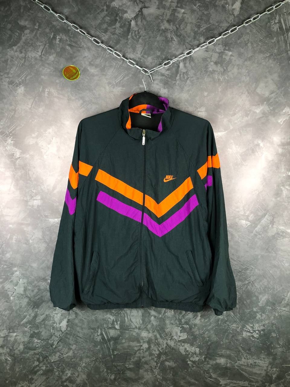 Nike Nike 90s vintage nylon track top jacket | Grailed
