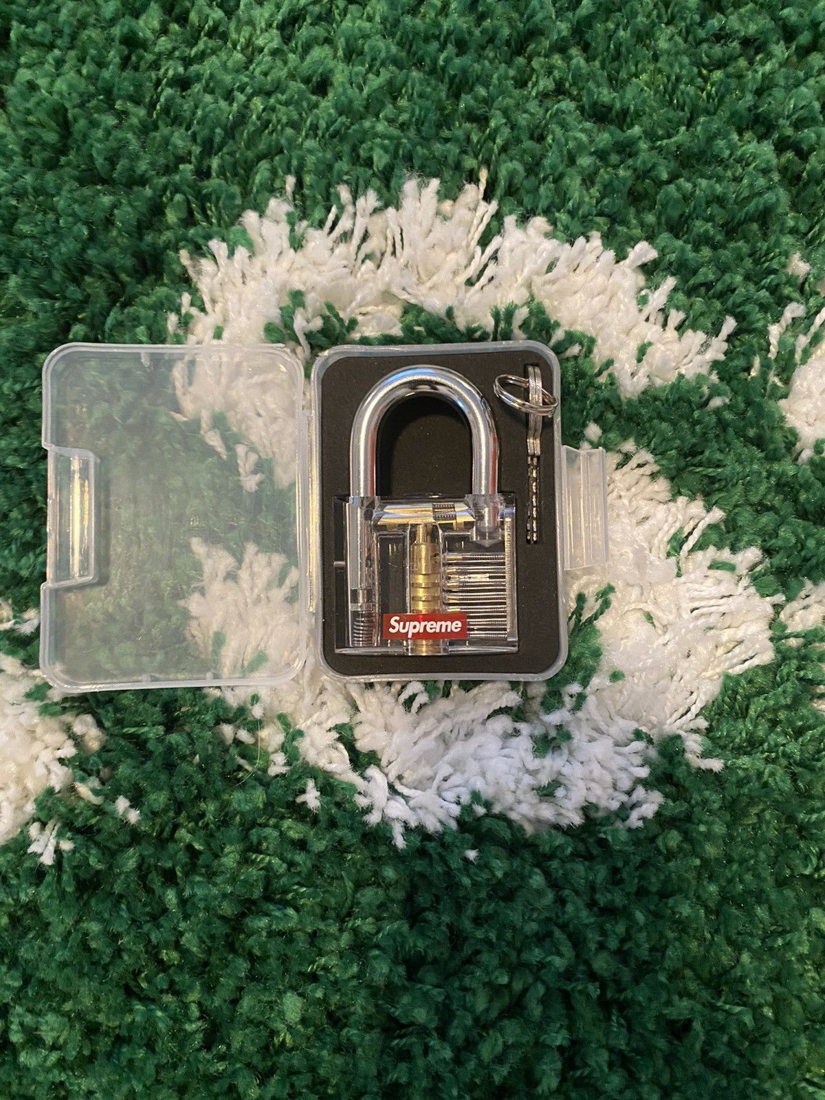 Supreme Transparent Lock With Keys | Grailed