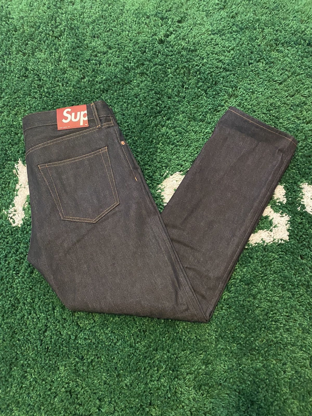 Supreme Rigid Slim Jeans Selvedge Denim Supreme | Grailed