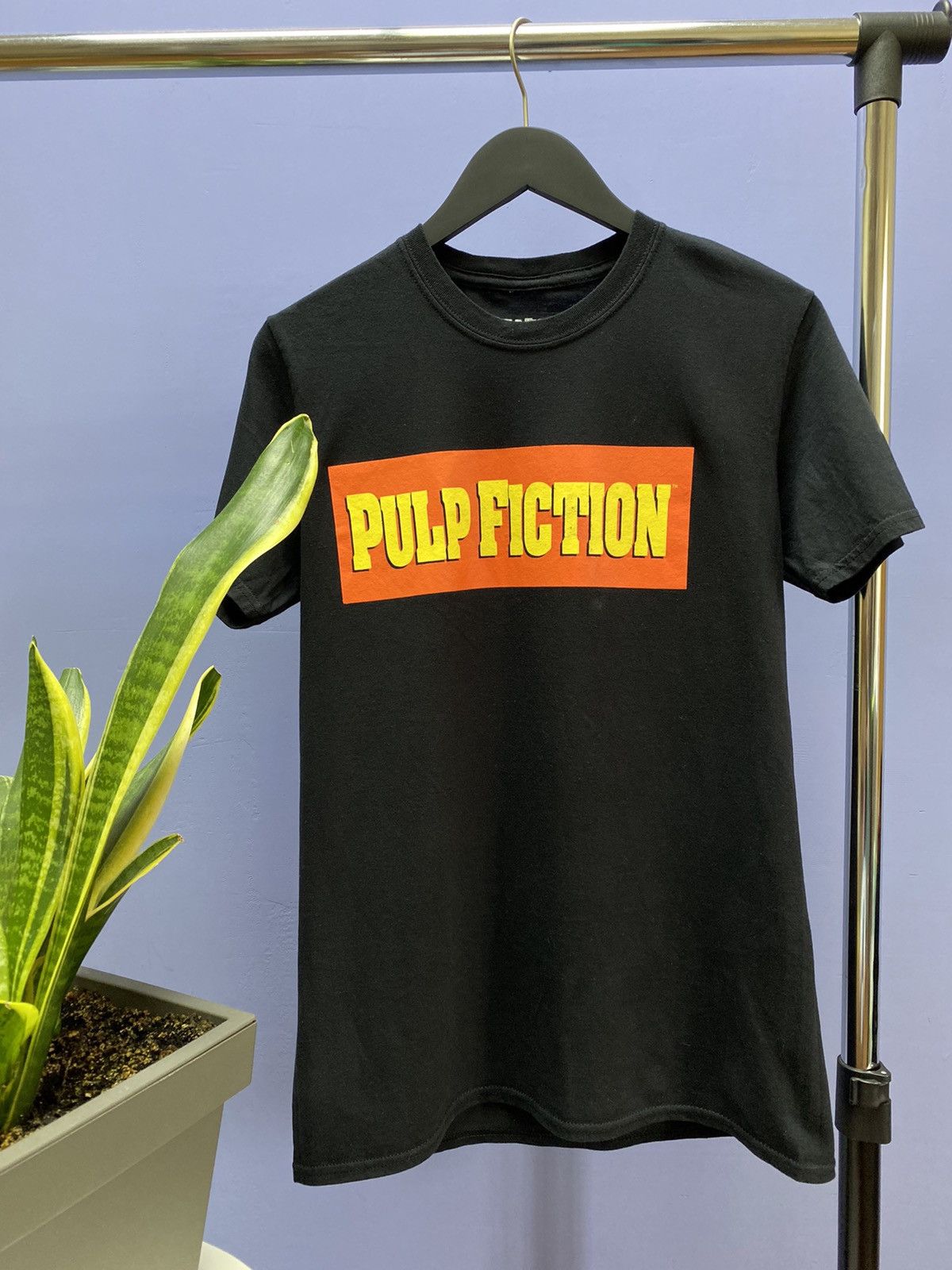 Movie Pulp Fiction Box Logo T Shirt Miramax Film | Grailed