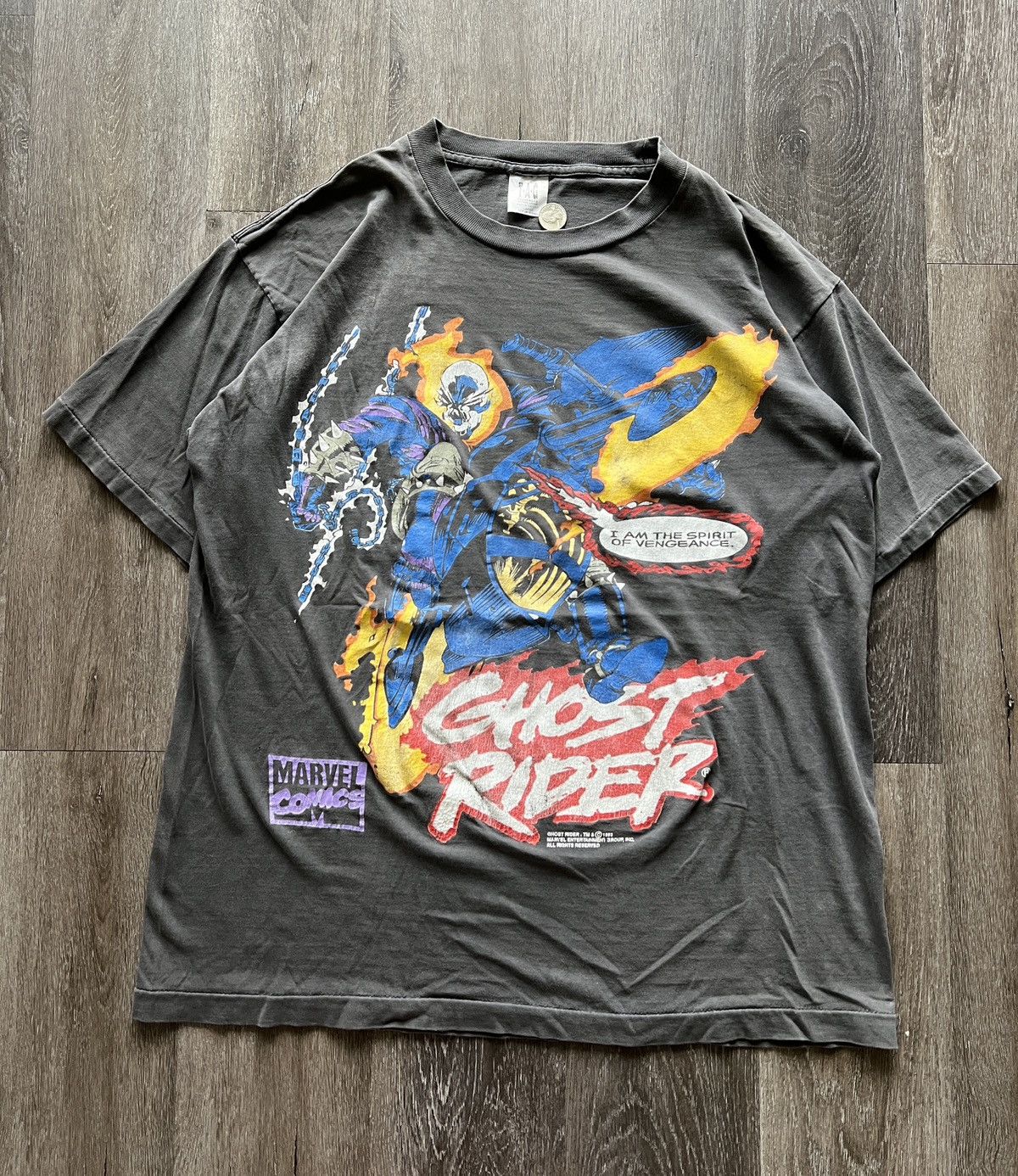 Marvel Comics × Straight Faded × Vintage Crazy Vintage 1993 Marvel Comics × Straight Faded × Vintage Crazy Vintage 1993