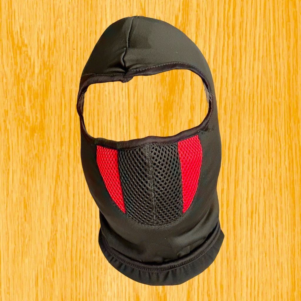 Streetwear Red Silky Mesh Face Mask Tactical Ski Mask Streetwear Balacl ...