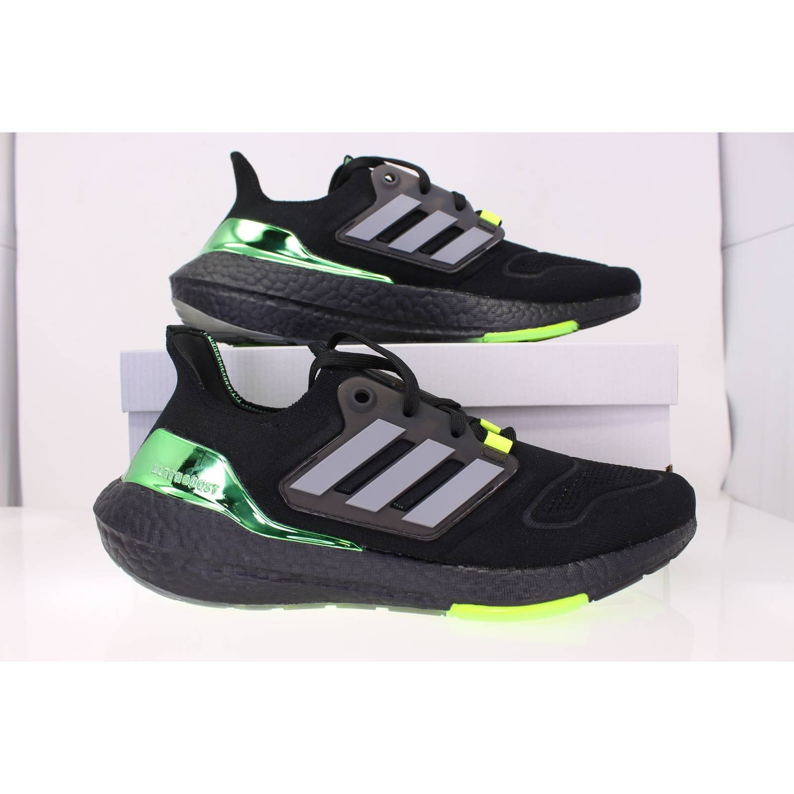Adidas Ultraboost 22 Core Black/Iron Metallic-Beam Green GX5917 | Grailed