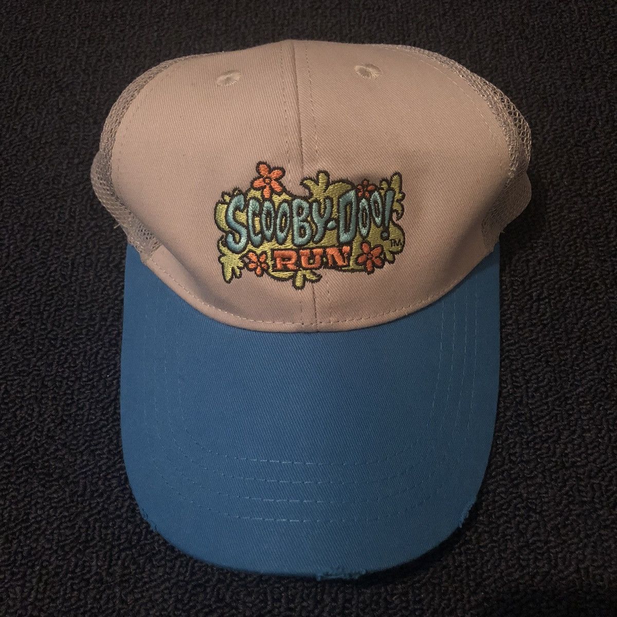 Vintage Vintage 2000s Scooby Dooby Doo Run Logo Snapback Trucker Hat ...