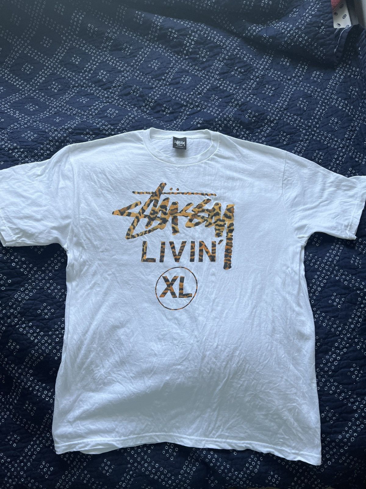 Vintage STUSSY Livin XL tee | Grailed