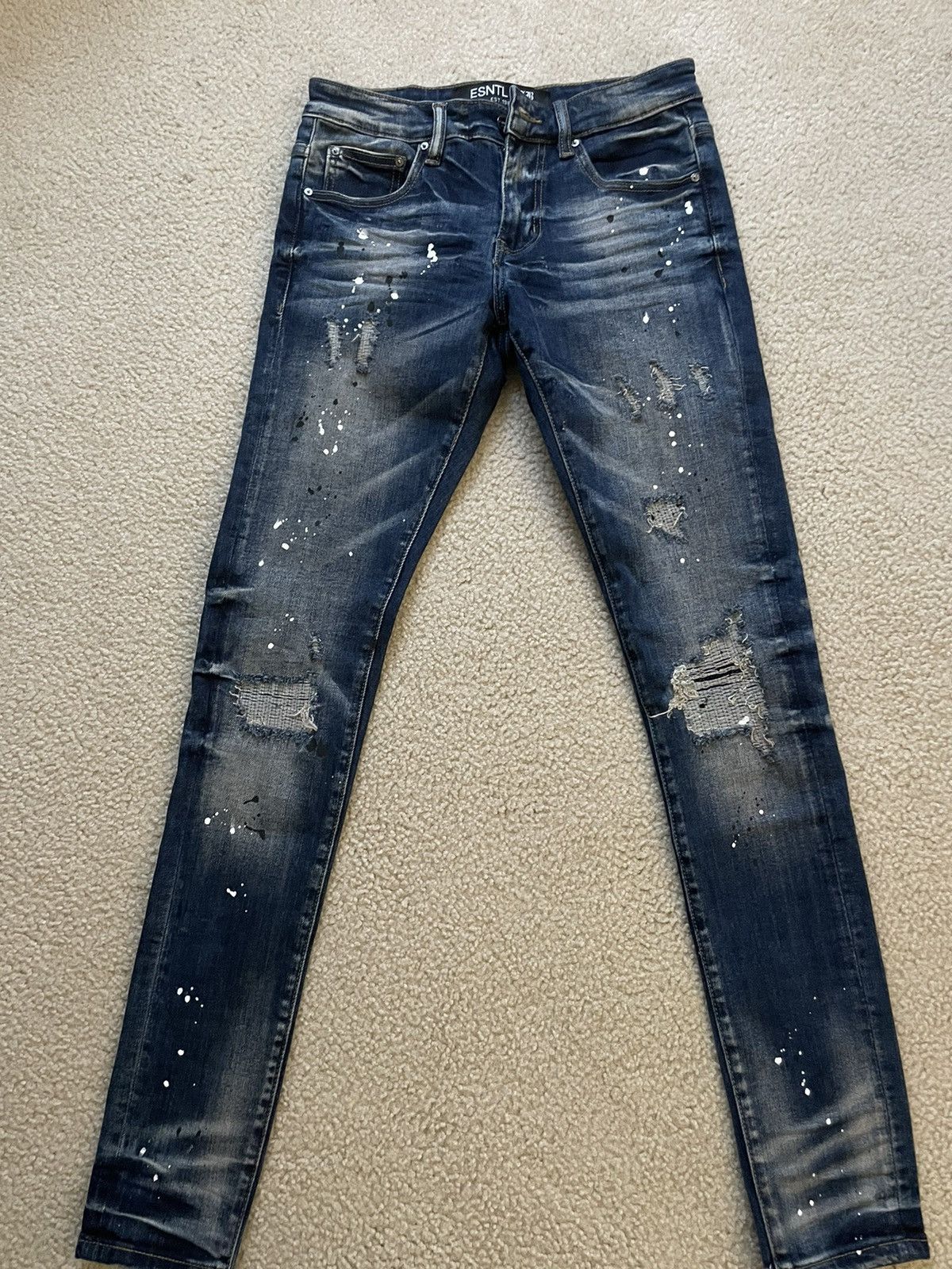 Custom ESNTL Denim Jeans | Grailed