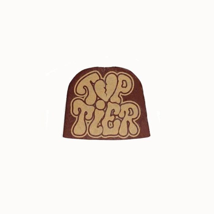 Handmade TOP TIER Hat Beanie PINK WHITE | Grailed