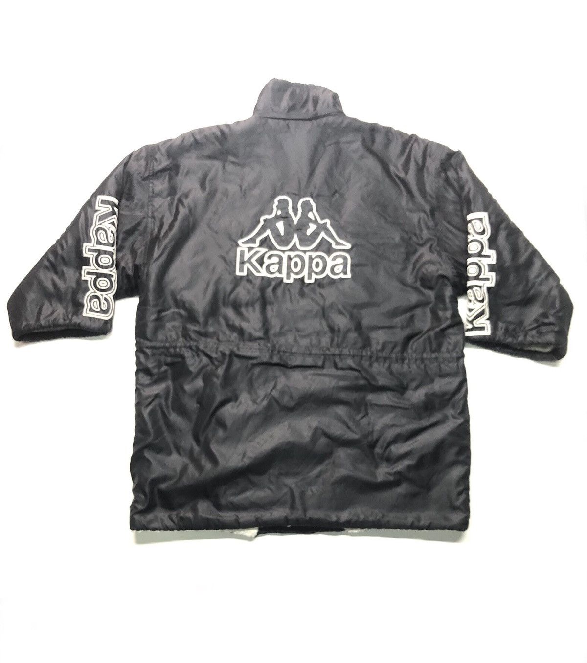 Kappa × Streetwear × Vintage VINTAGE KAPPA BIG LOGO SHEARLING COACH ...