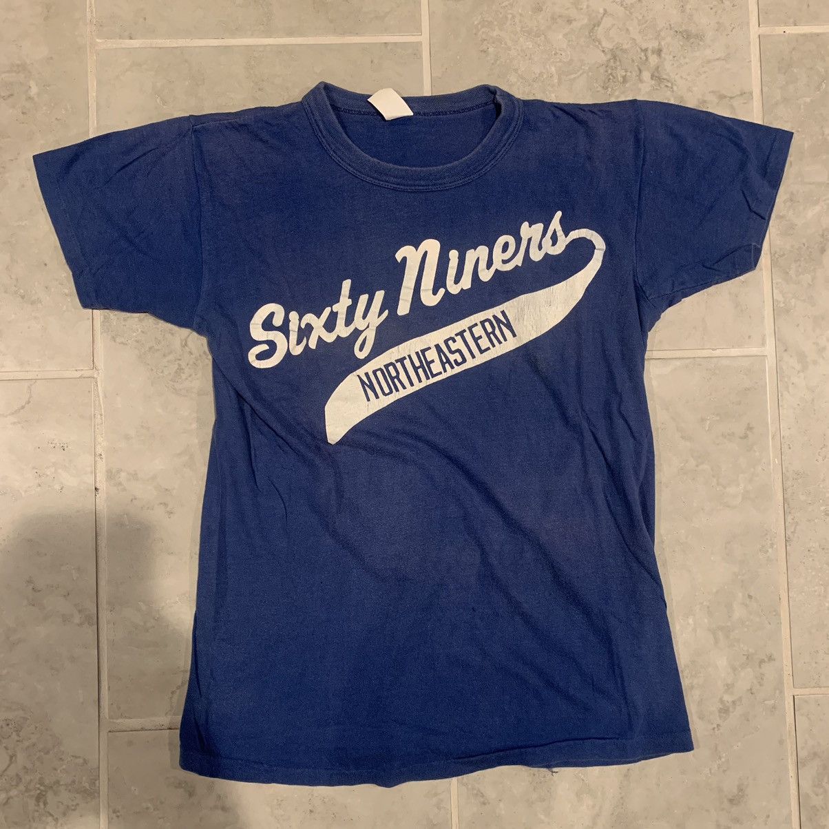 Vintage Vintage 80s Northeastern sixty niners print tshirt | Grailed