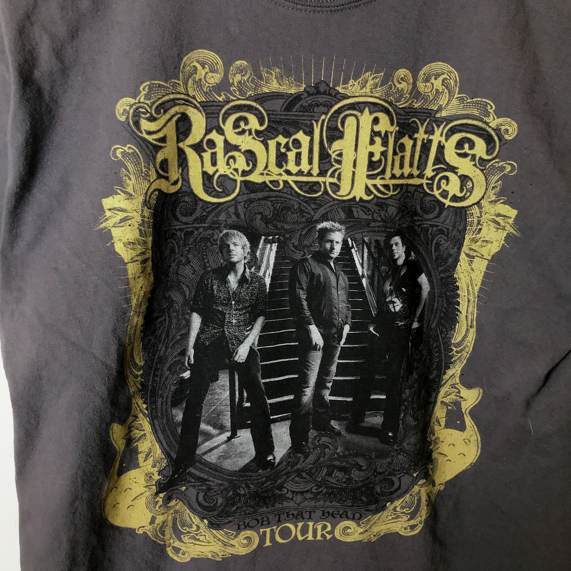 Gildan 00s Vintage Rascal Flatts Bob Your Head Tour T Shirt Country ...