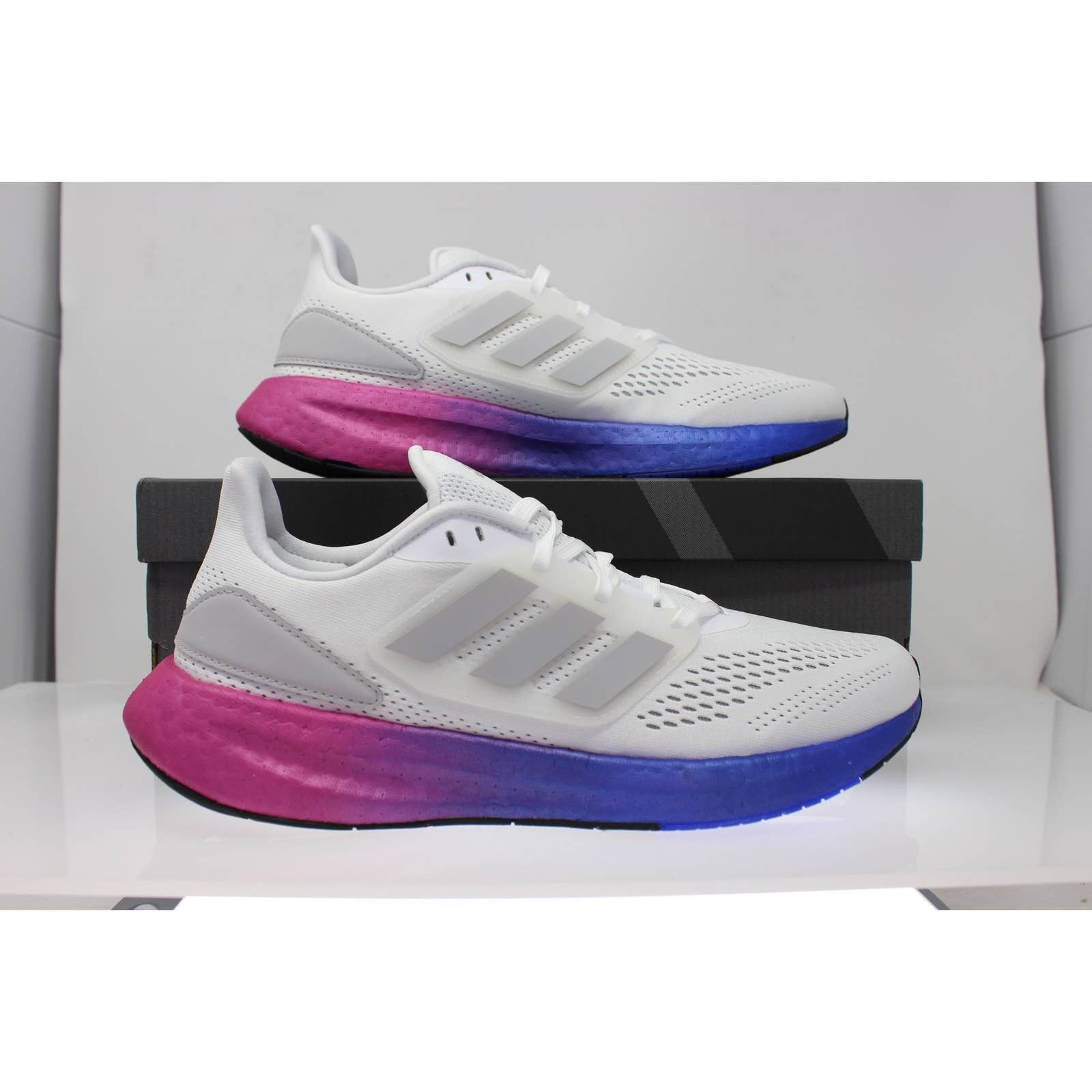 Adidas Pureboost 22 Cloud White/Grey Two/Lucid Blue HQ8585 | Grailed