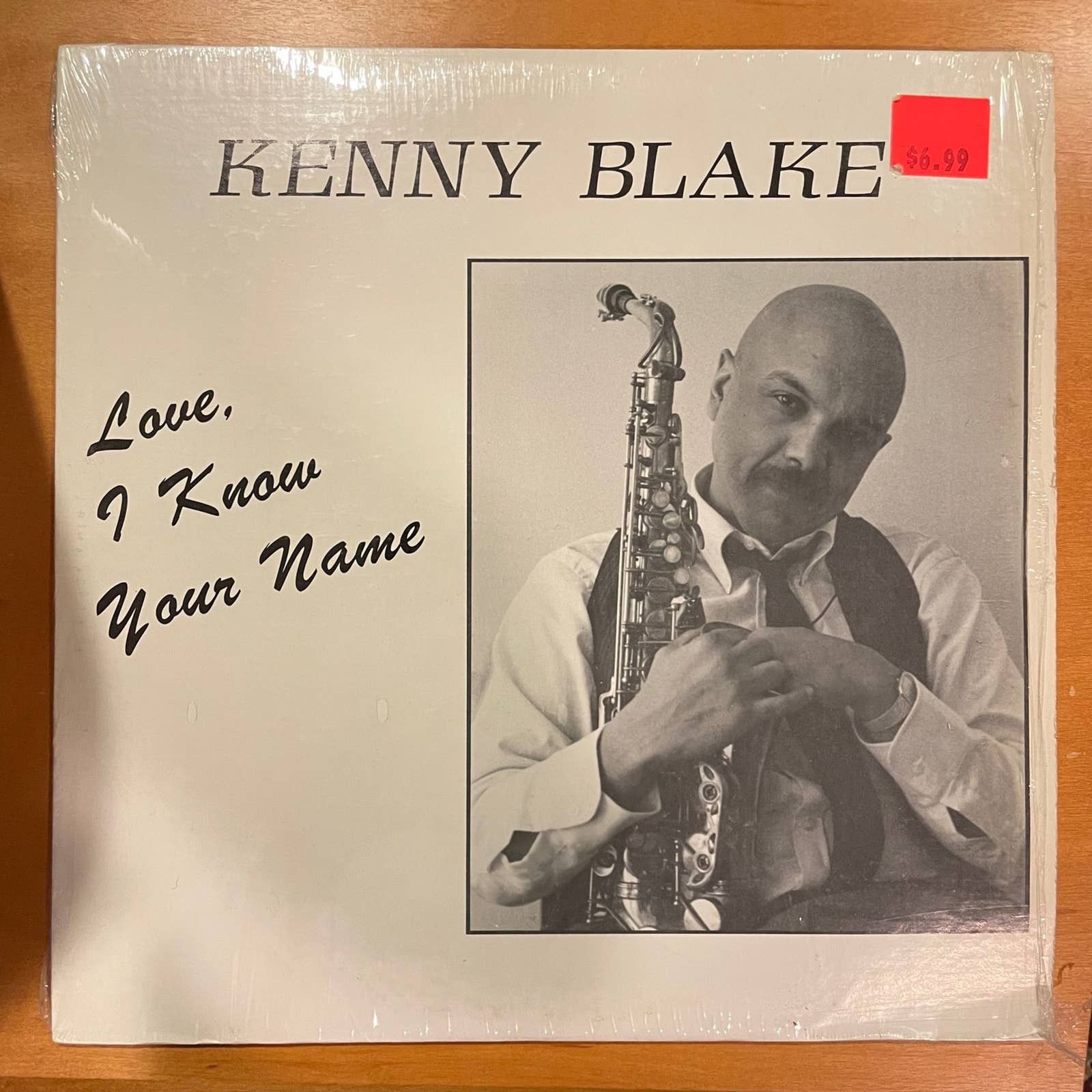 Blank Kenny Blake - Love, I Know Your Name LP vintage vinyl record ...