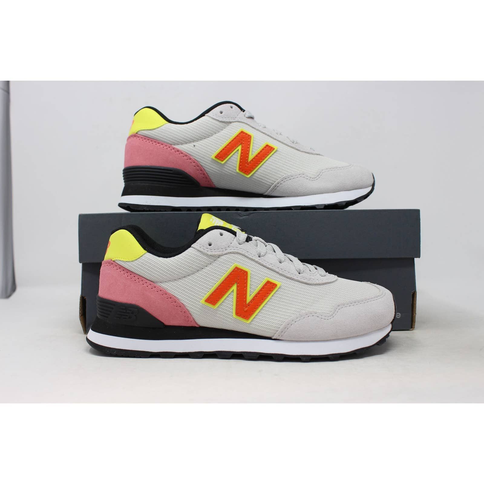 New Balance 515 Grey/Orange/Black WL515BR3 | Grailed