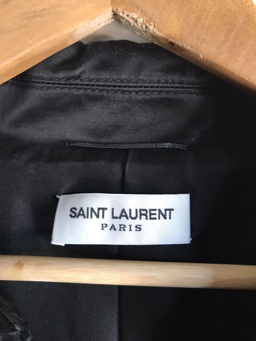 Saint Laurent Paris Silk Music Note Jacket | Grailed