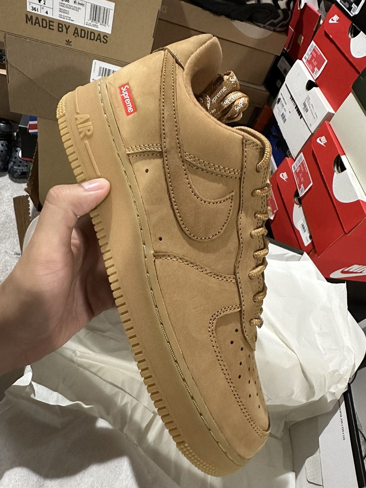 Nike × Supreme Supreme x Air Force 1 Wheat | Grailed