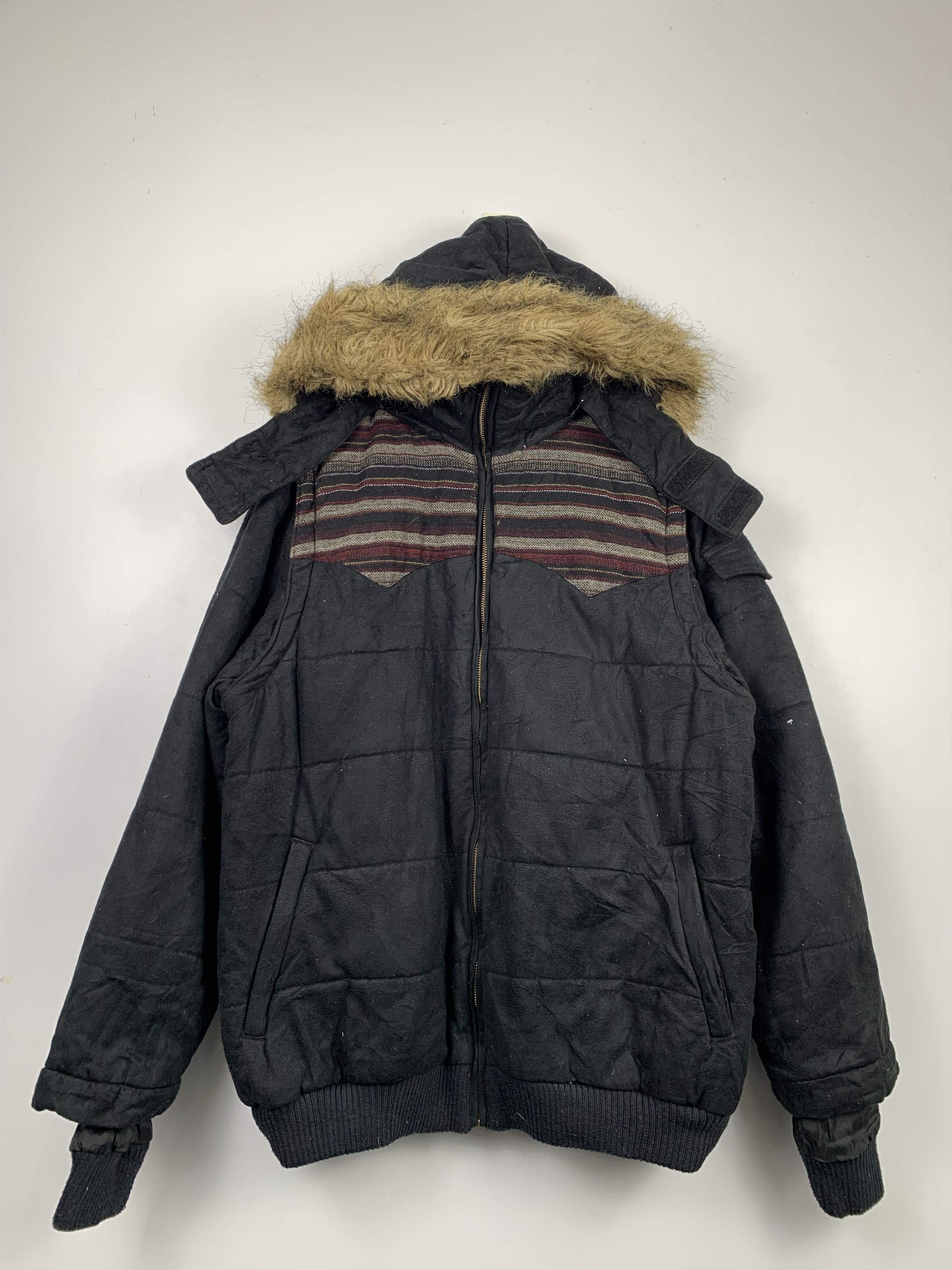 Vintage Vintage 90s Flip The Script Puffer Jacket With Hoodie | Grailed