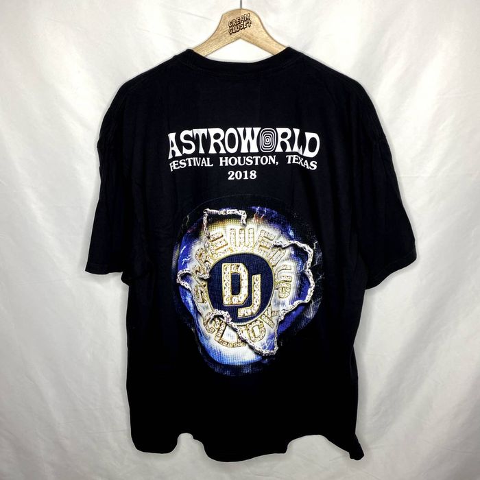 Travis Scott Cactus Jack Astroworld Festival DJ Screw Rap Tour Merch ...