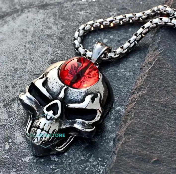 Skulls Eye Skull Pendant Chain Necklace | Grailed