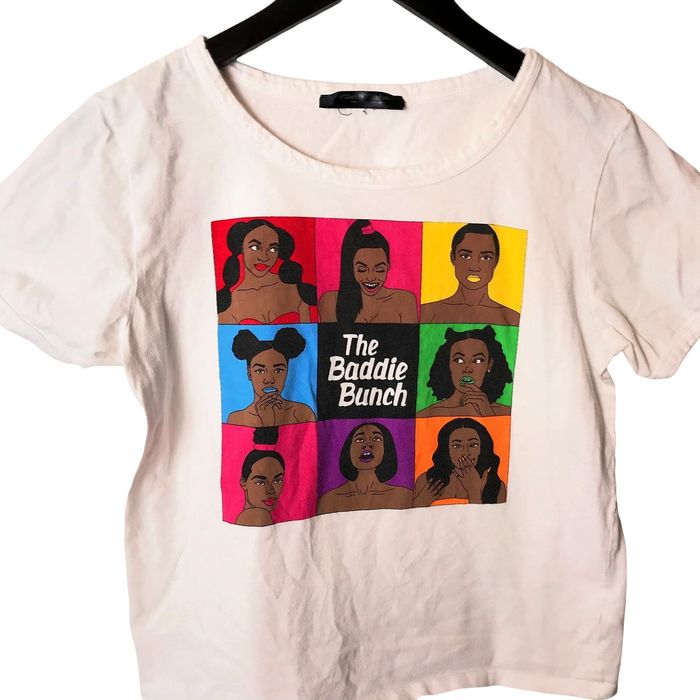 Urban Outfitters The Baddie Bunch T Shirt Funny Humor Girls Graphic Tee ...