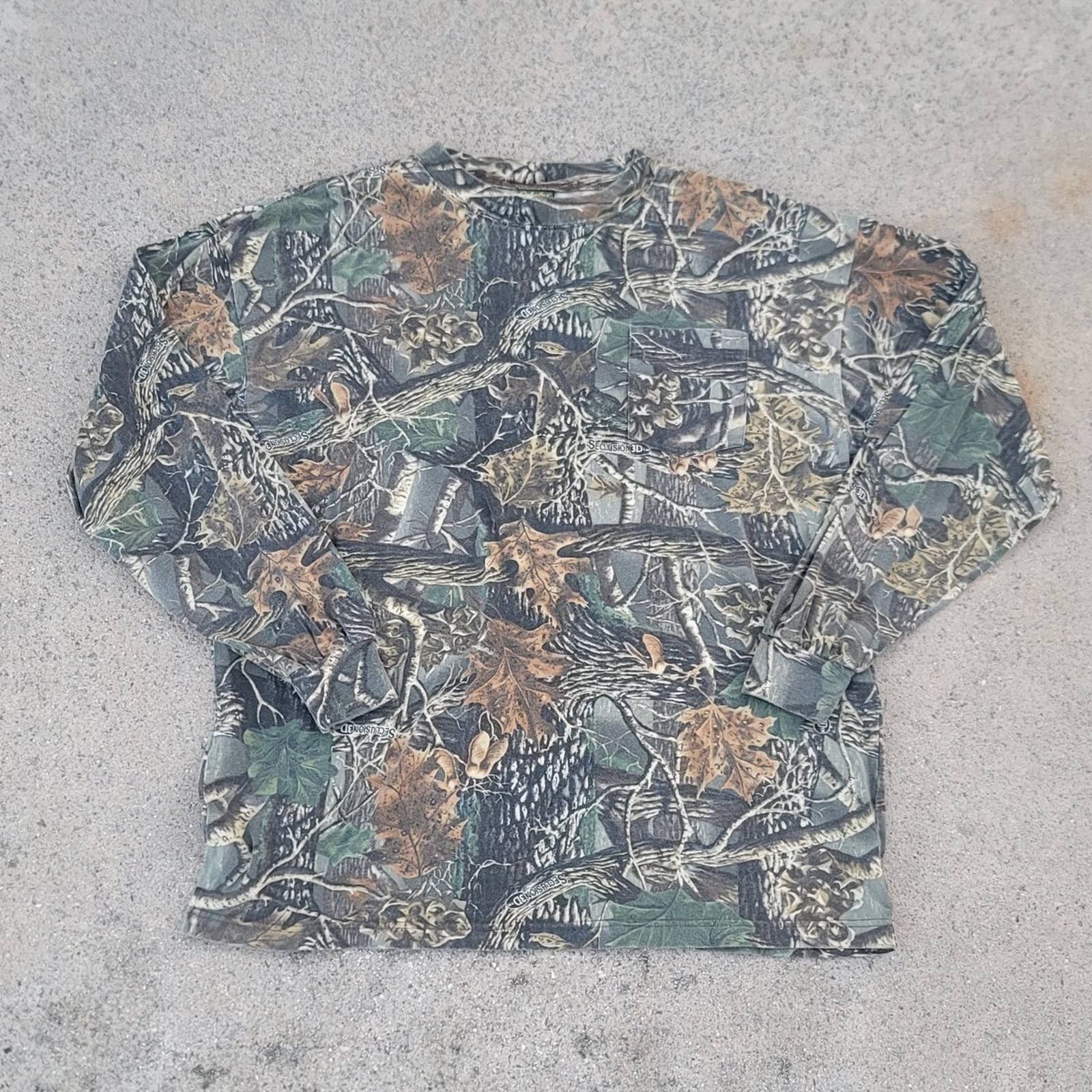 Cabelas Cabela's Seclusion 3D Camo Hunting All Over Print LS Shirt ...