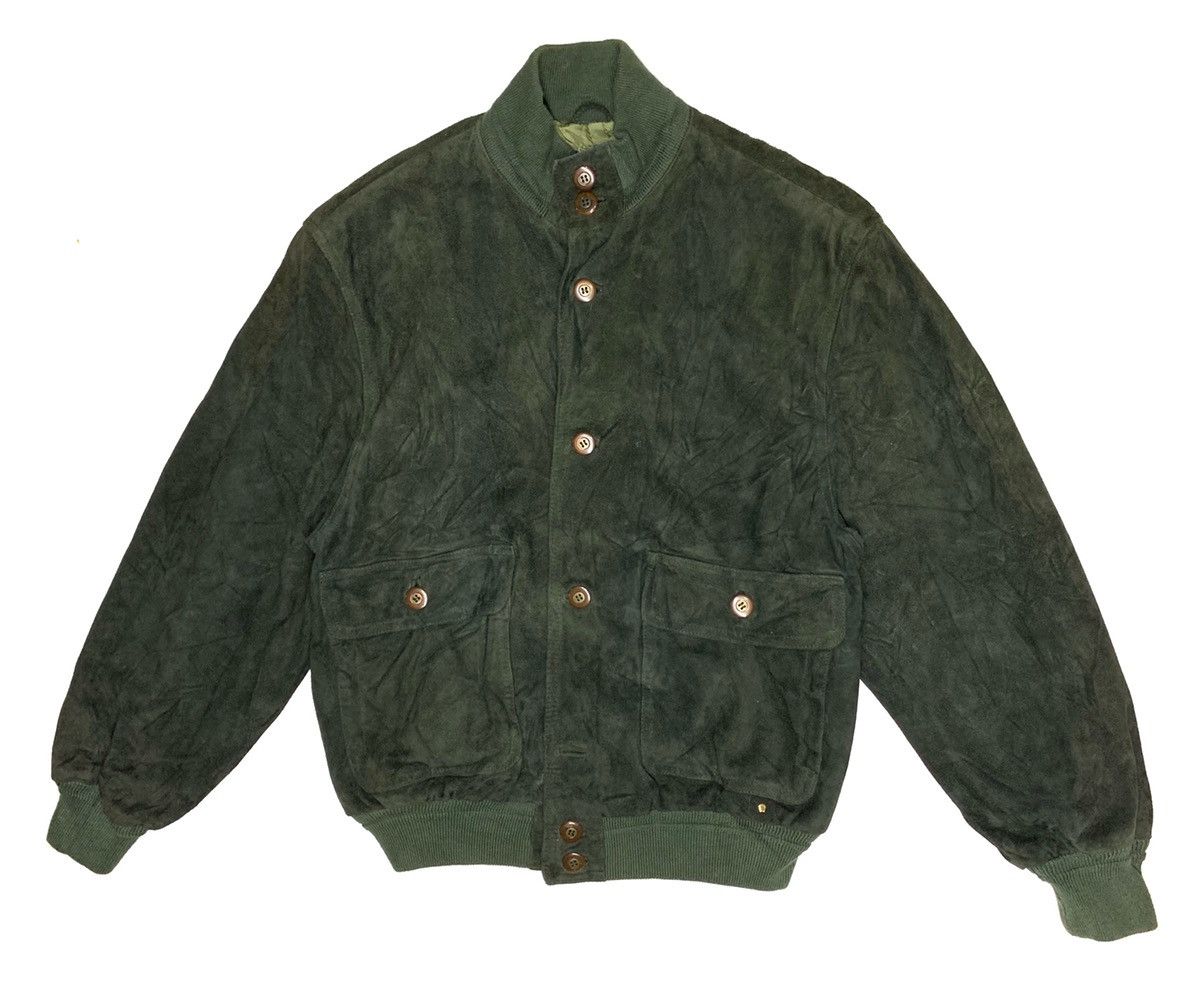 Etienne Aigner Luxury Etienne Aigner Genuine Leather Bomber Jacket ...
