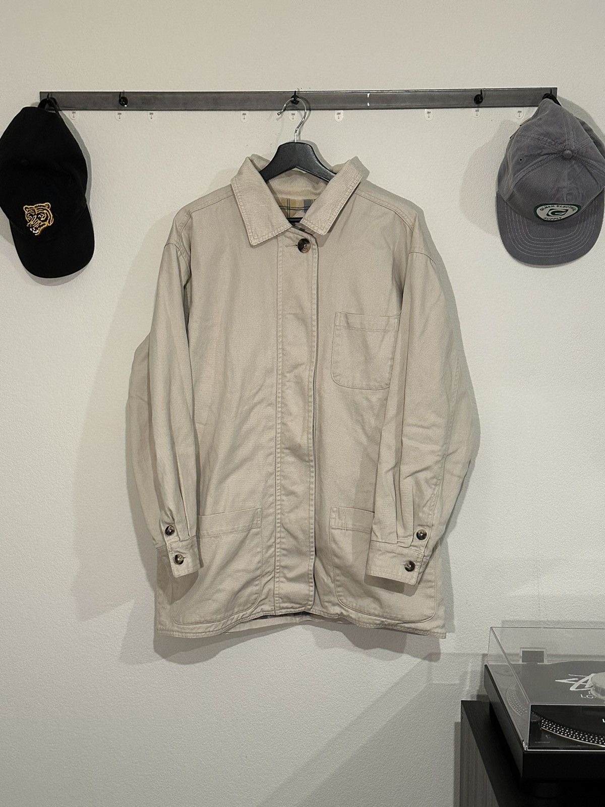St. Johns Bay × Streetwear × Vintage Vintage White Chore Coat | Grailed