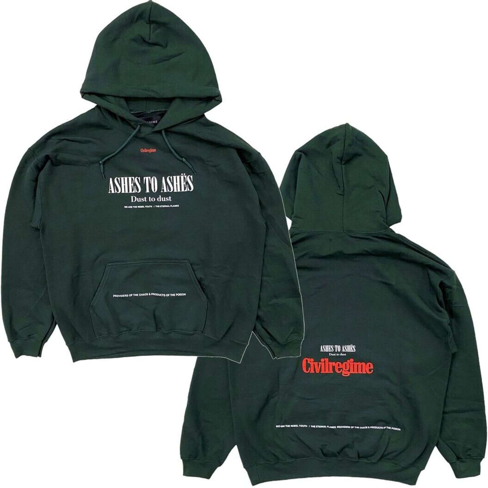 Civil Regime Civil Regime by Darc Sport Men's Ashes to Ashes Hoodie ...