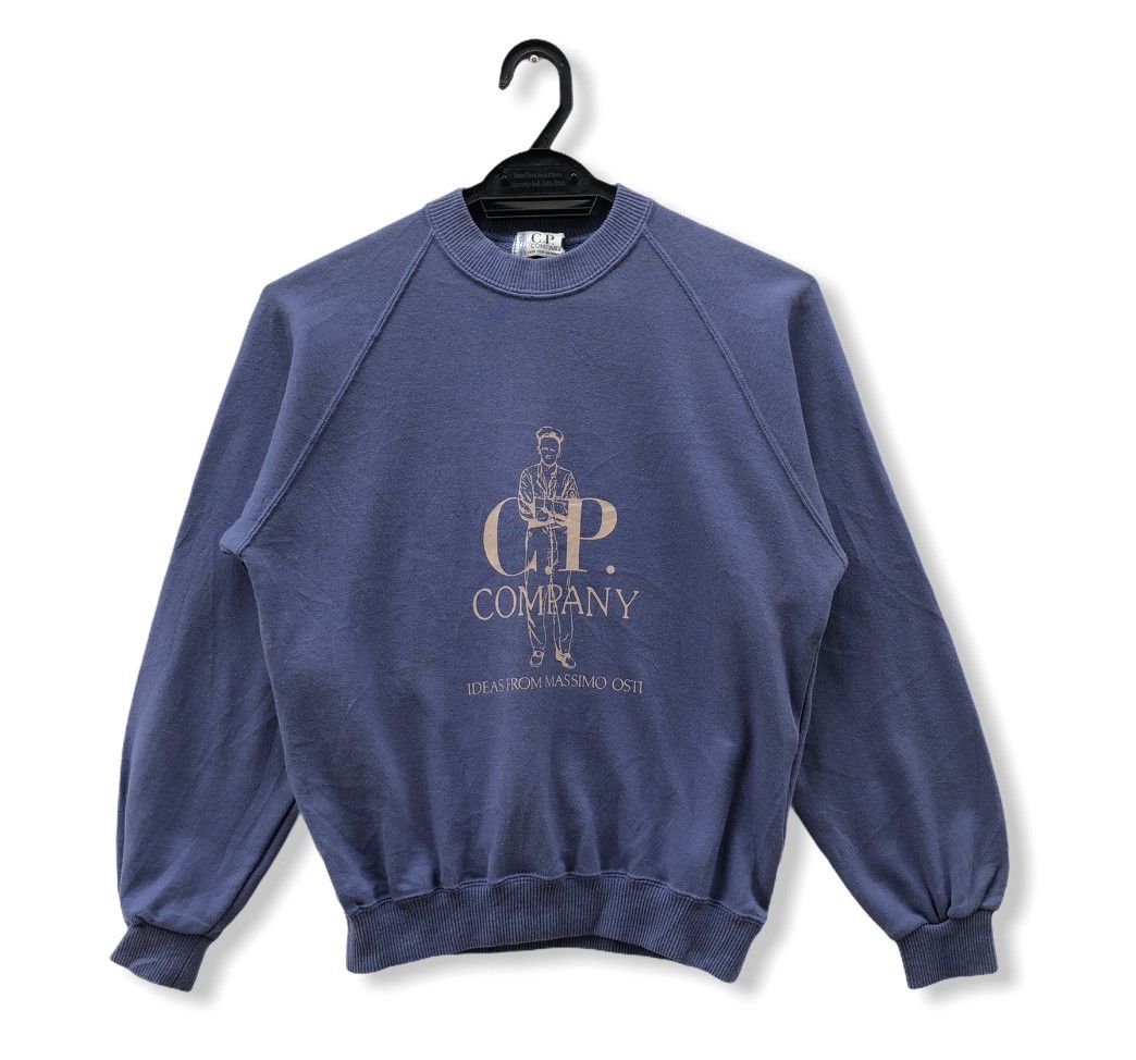 C.P. Company × Vintage RARE VINTAGE C.P. COMPANY BIG LOGO SWEATSHIRT ...