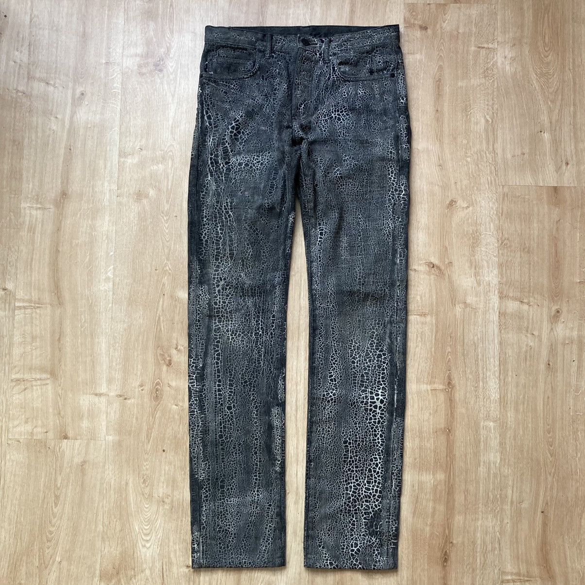 Dior Dior Homme Hedi Slimane Era Snake Print Jeans | Grailed