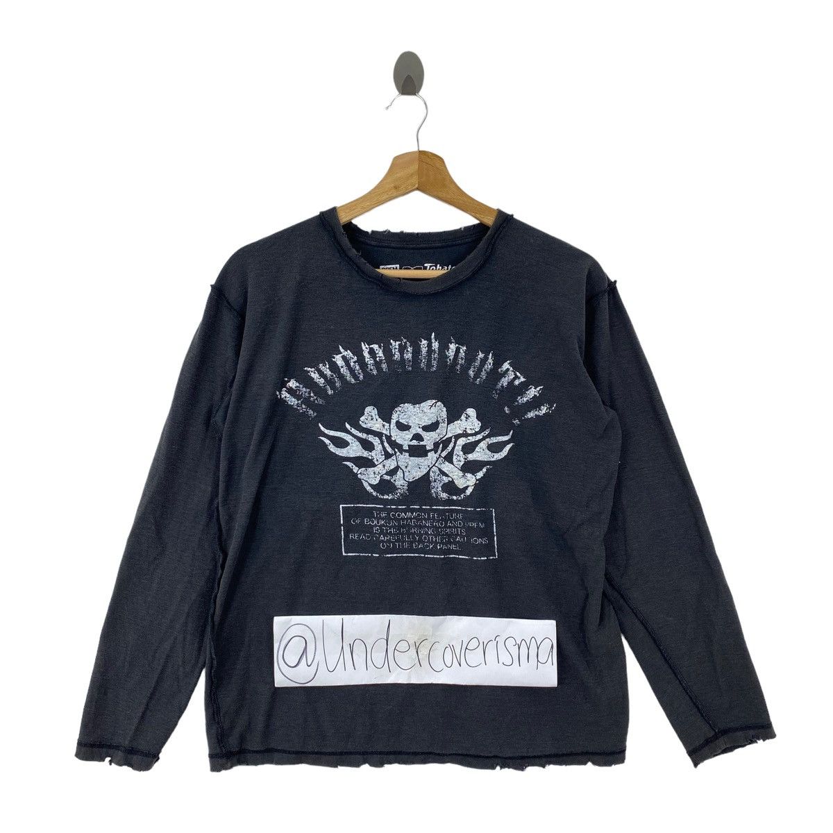 Japanese Brand TOHATO x PPFM Japanese Punk Brand Distressed Design Punk ...