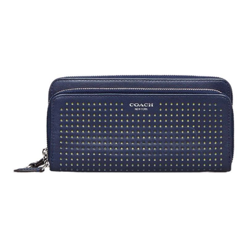 Coach Perforated Leather Long Wallet | Grailed
