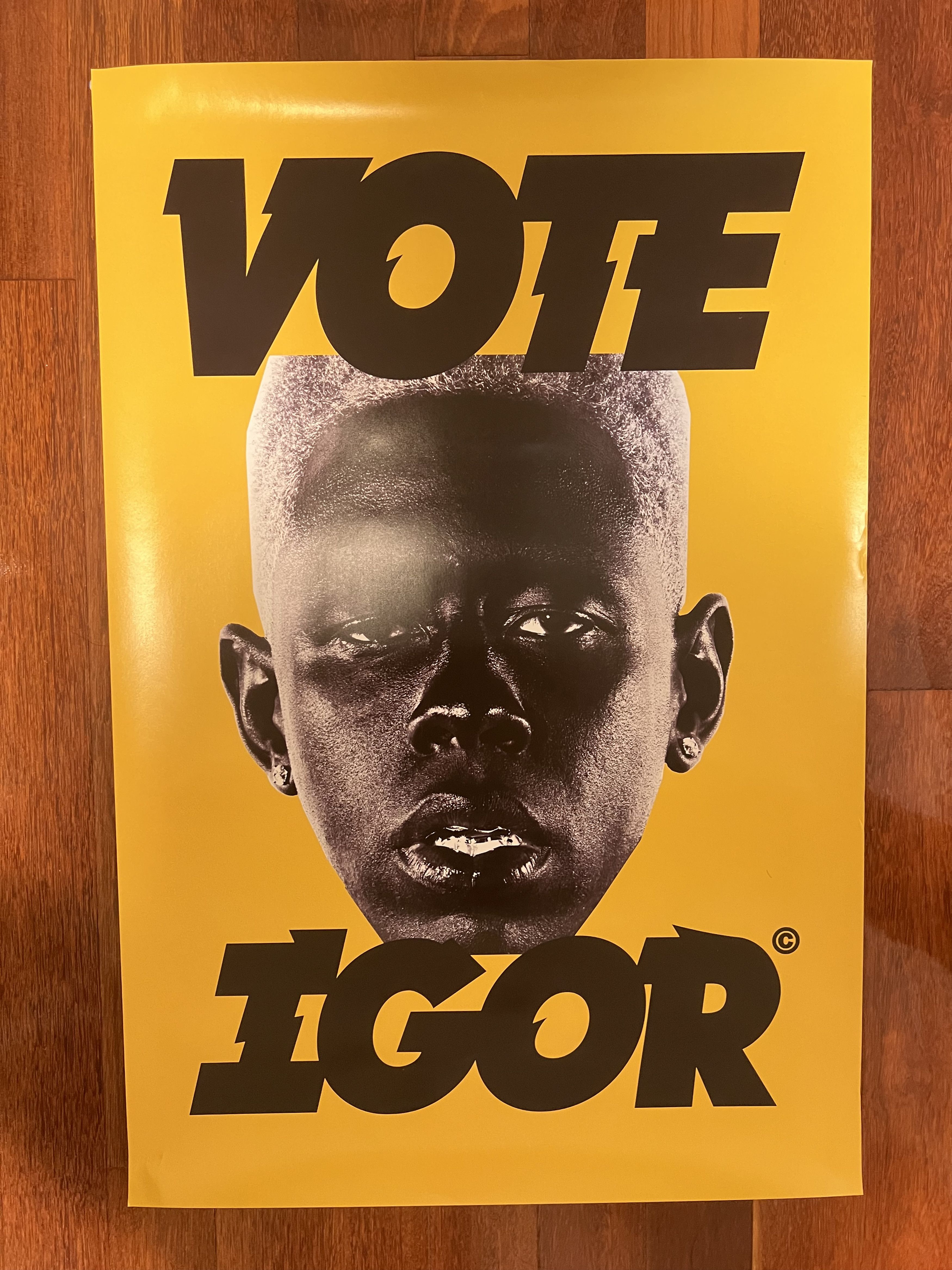 Pre-owned Golf Wang X Tyler The Creator Golf Wang Vote Igor Poster ...