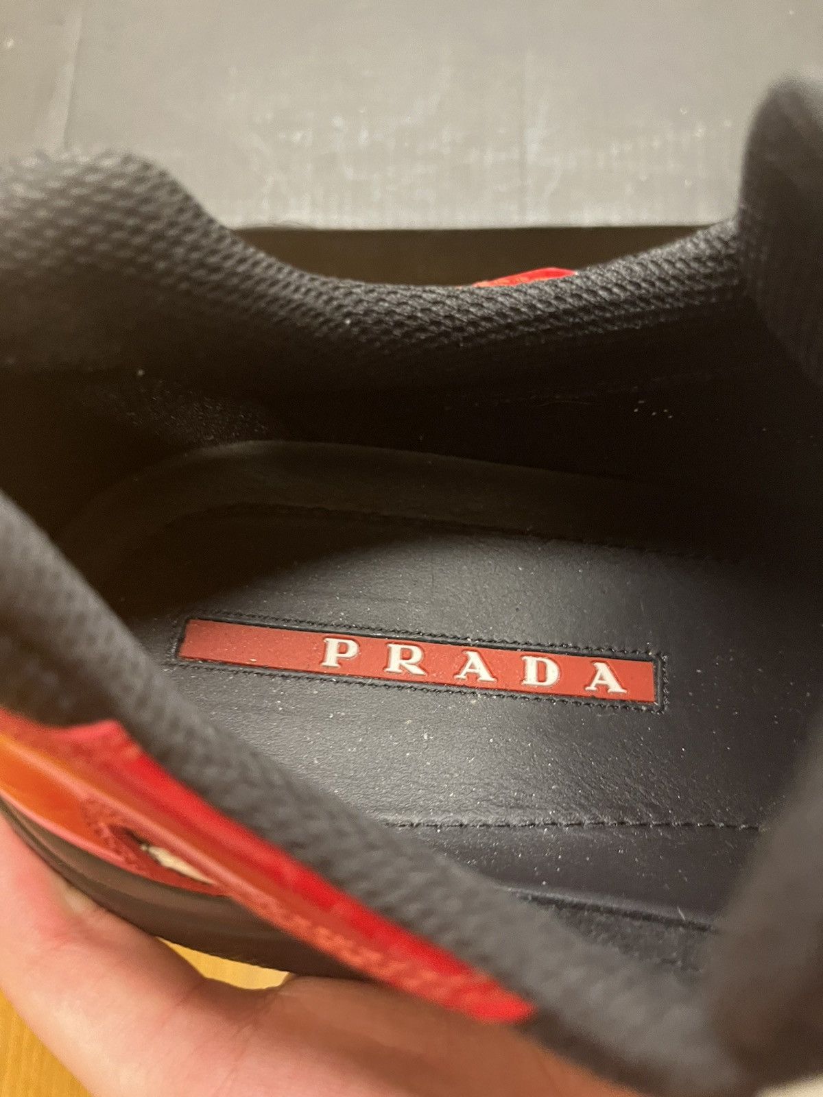 Prada Prada Americas Cup Low-Top Sneaker | Grailed
