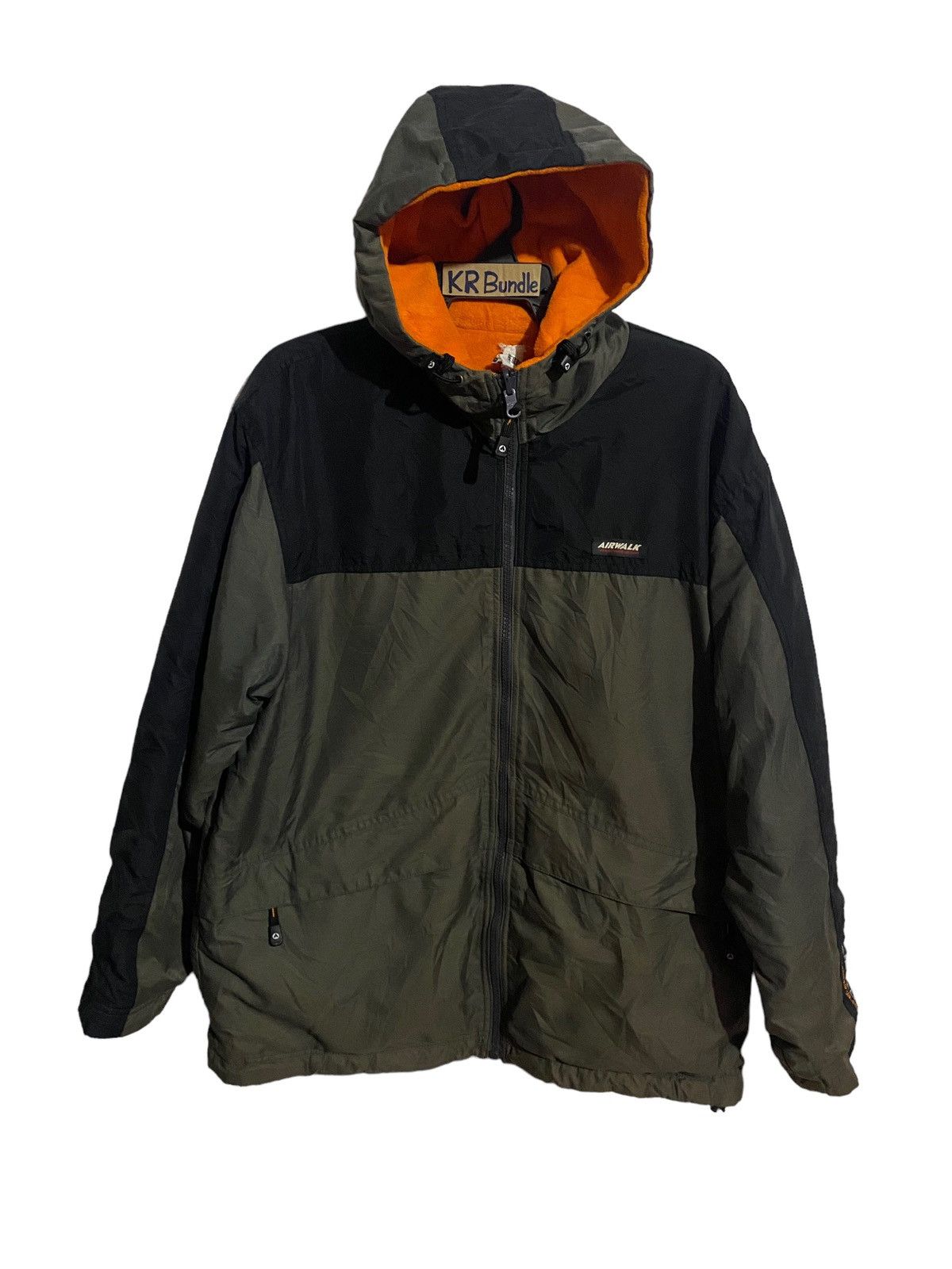 Airwalk × Streetwear × Vintage AIRWALK Reversible Hoodie Jacket Style ...