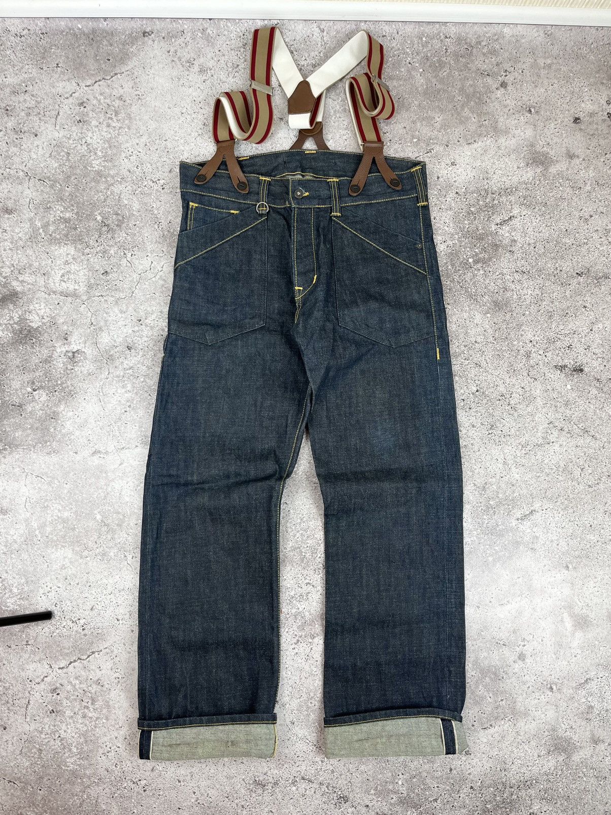 Pike Brothers Pike Brothers 4926 Chopper Selvage Denim Pant | Grailed