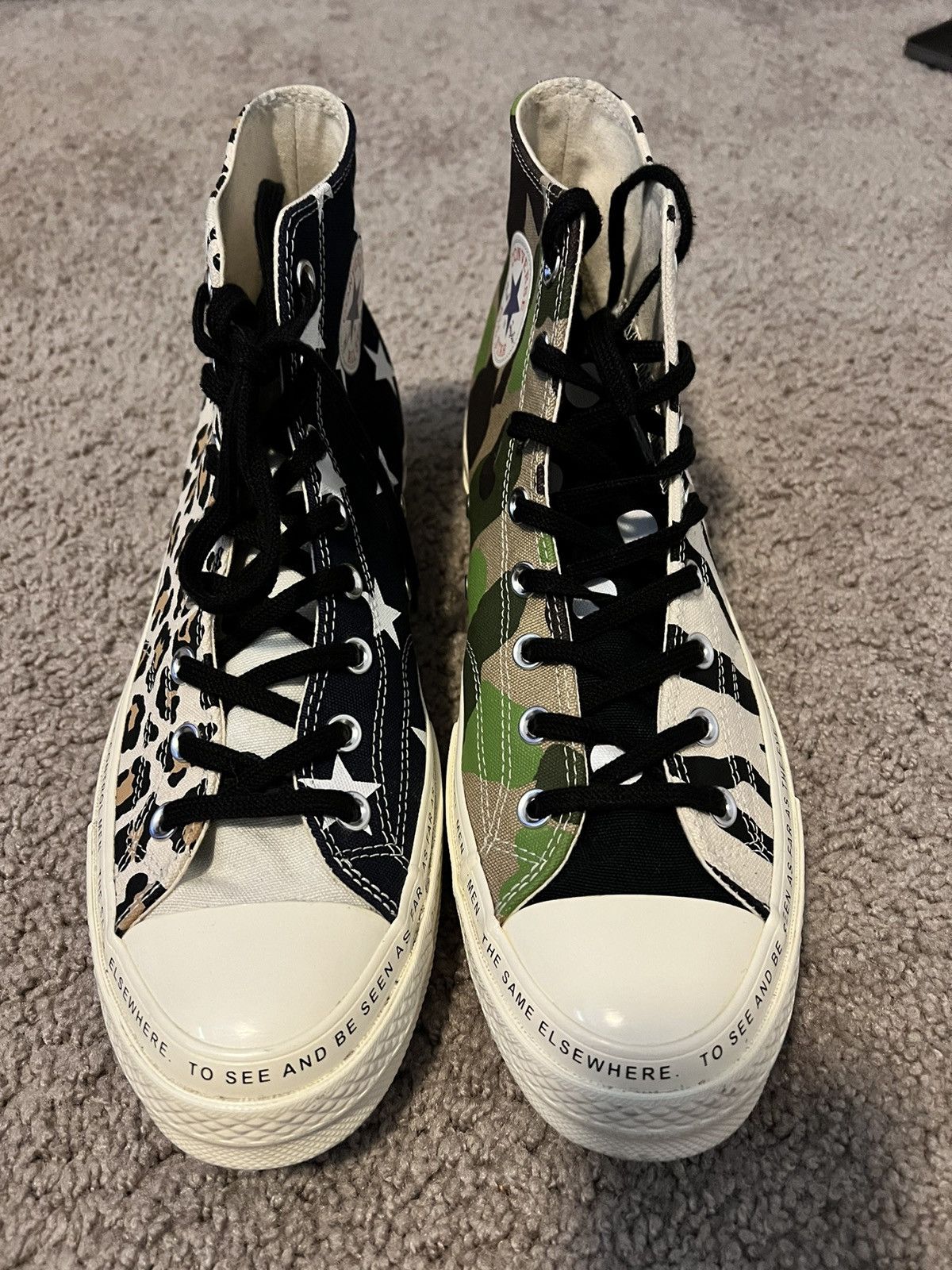 Brain Dead Brain dead high top all star high converse | Grailed