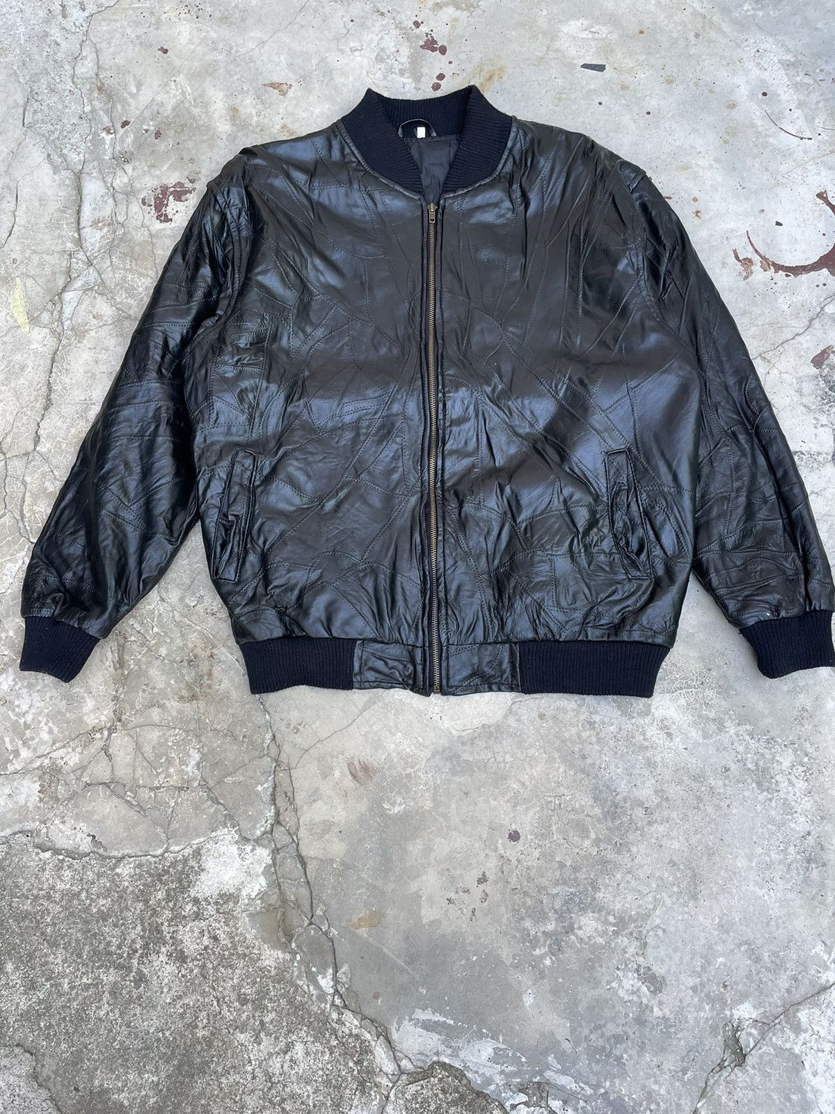 Bomber Jacket × Leather Jacket × Streetwear Bomba Leather Jacket ...