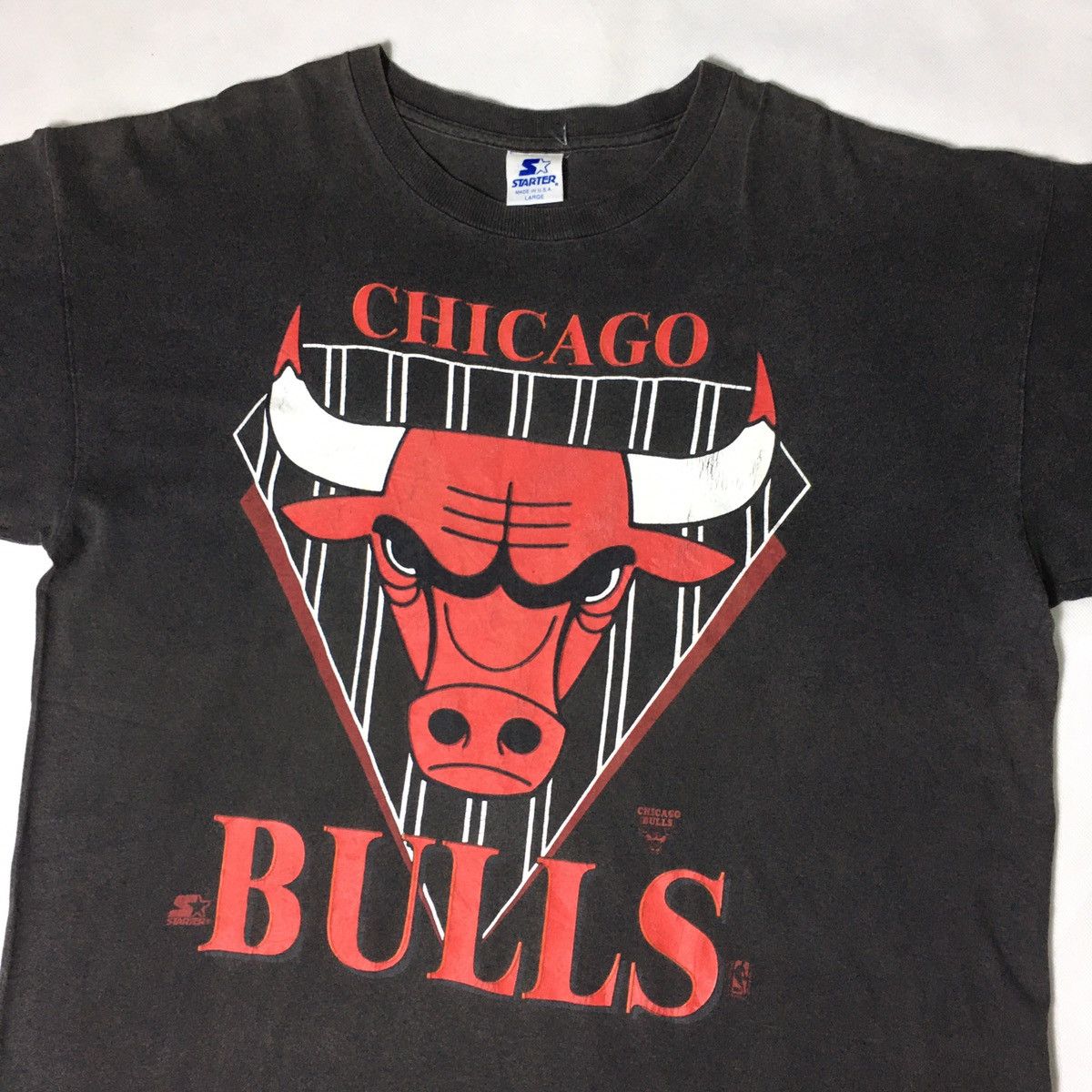 Vintage Vintage 90s Chicago Bulls By Starter Nba Superman Tees | Grailed