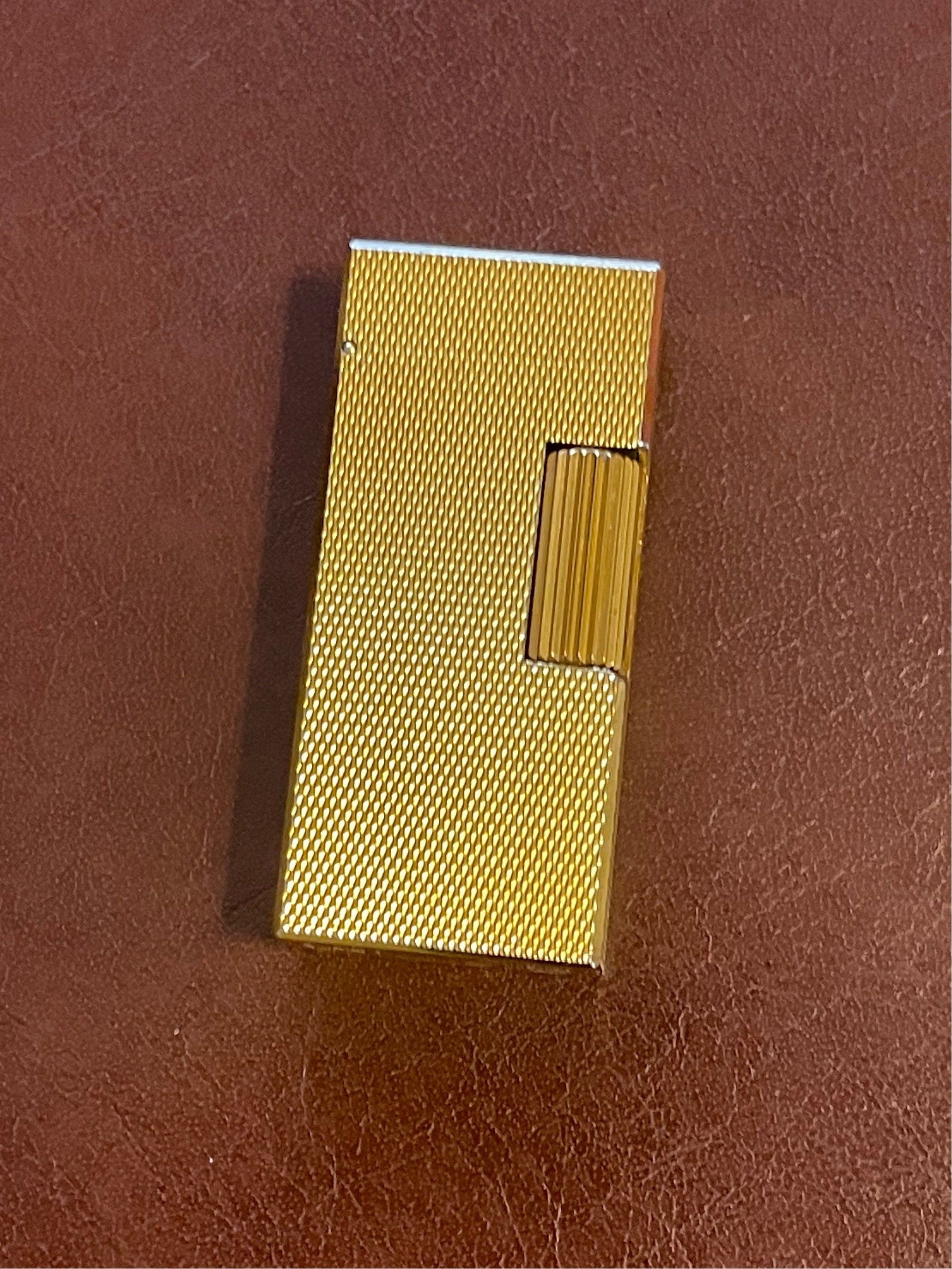 Alfred Dunhill Dunhill ROLLAGAS lighter-rare short gold classic barley ...