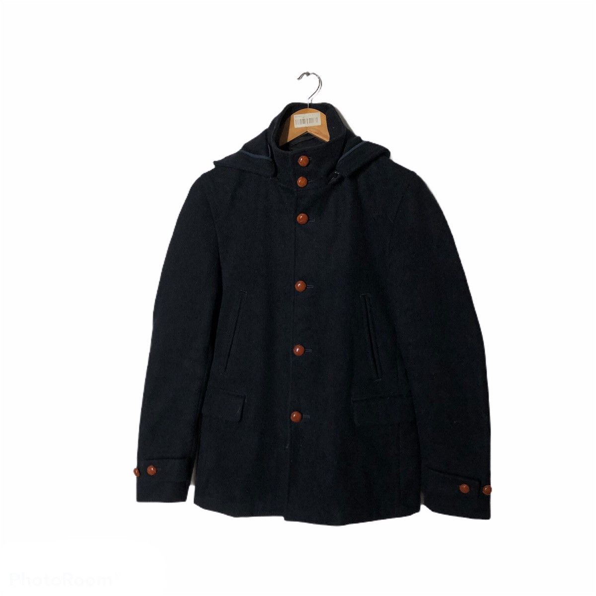 Ships Jet Blue SHIP WOOL JACKET FABRIC OF JAPAN | Grailed
