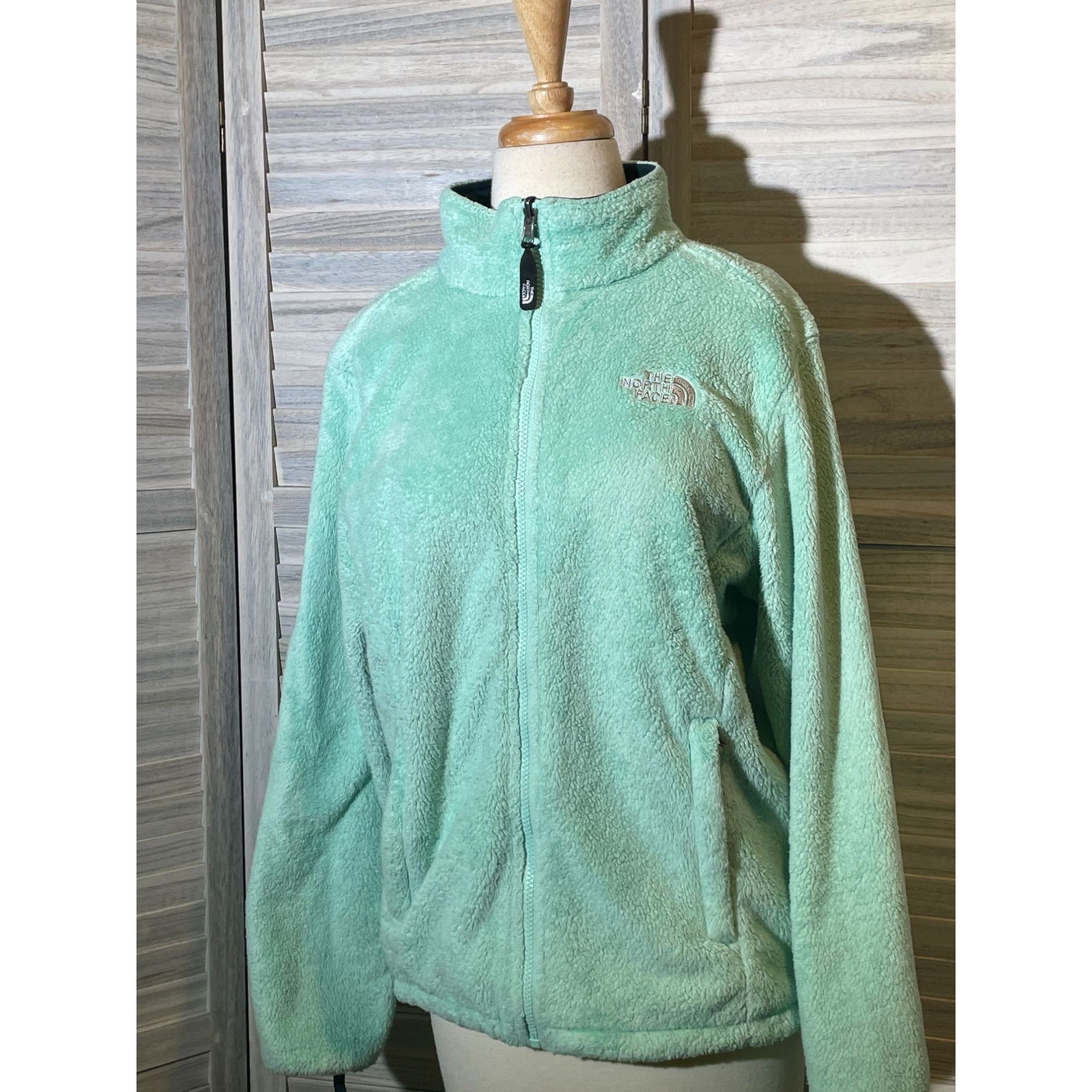 The North Face The North Face Lg Green Fuzzy Jacket | Grailed