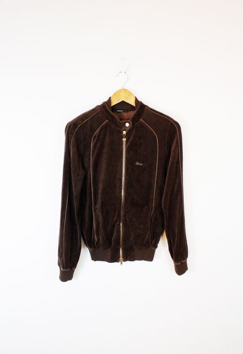 Gucci Womens Gucci Luxury Logo Brown Velour Track Suit | Grailed