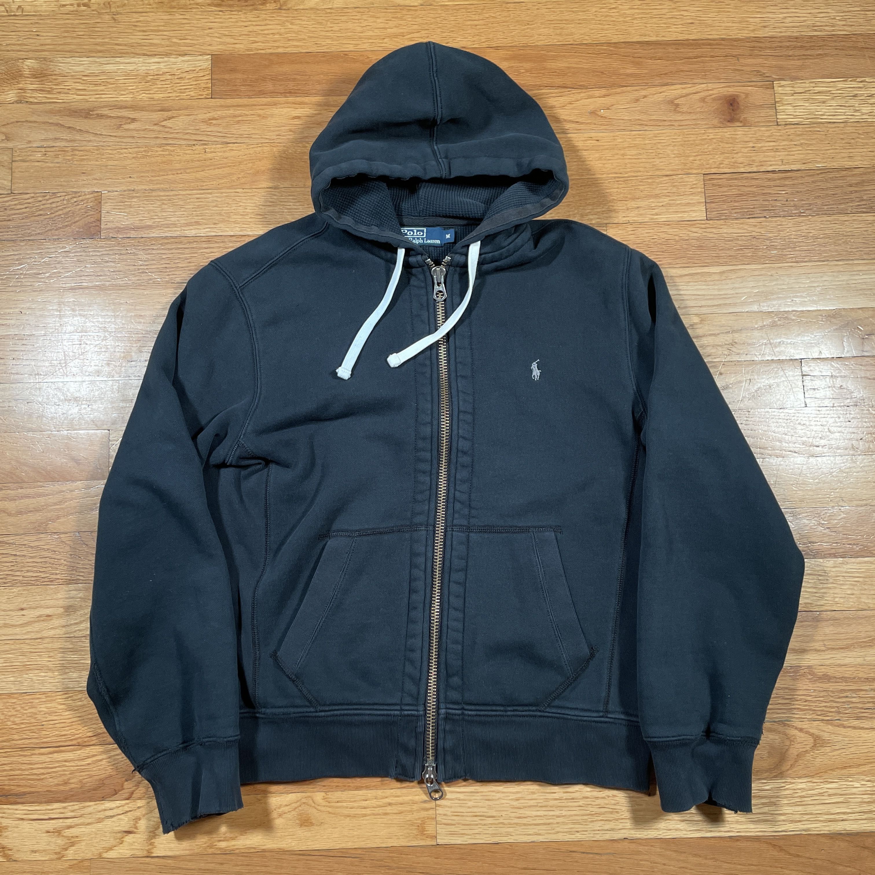Polo Ralph Lauren Vintage Polo Ralph Lauren Thermal Lined Zip Up Hoodie ...