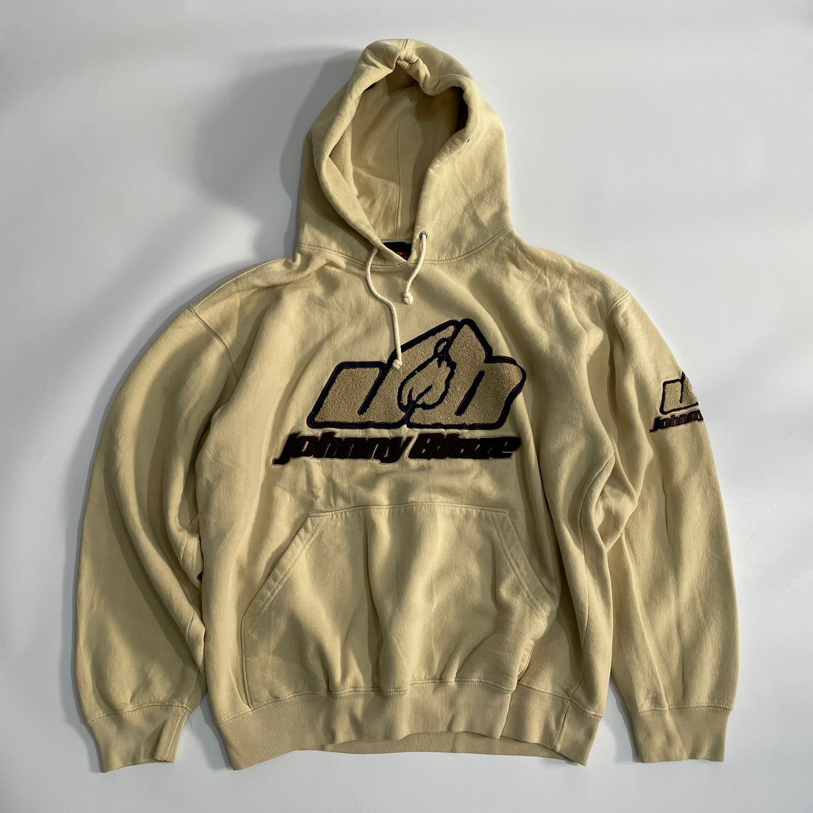 Vintage Ghost Rider Johnny Blaze Logo Embroidery Towel Hoddie | Grailed