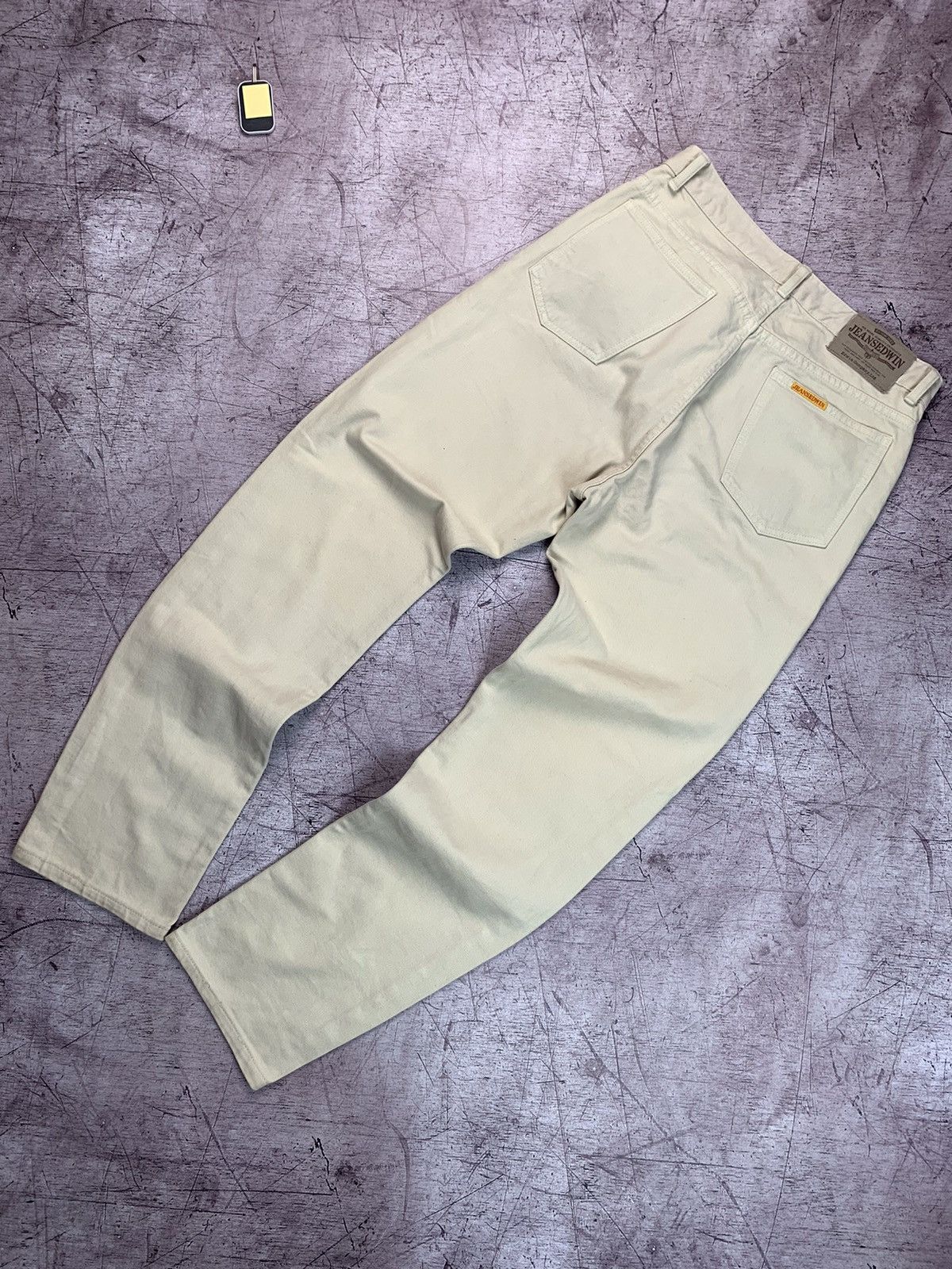 Edwin × Streetwear × Vintage Edwin Vintage Mens Denim Pants Jeans Beige ...