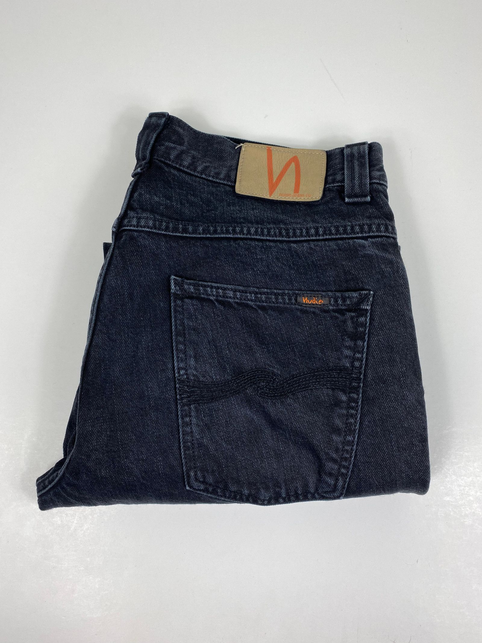 Nudie Jeans Nudie Jeans Low Slim Jim Black Jeans Size 32 | Grailed