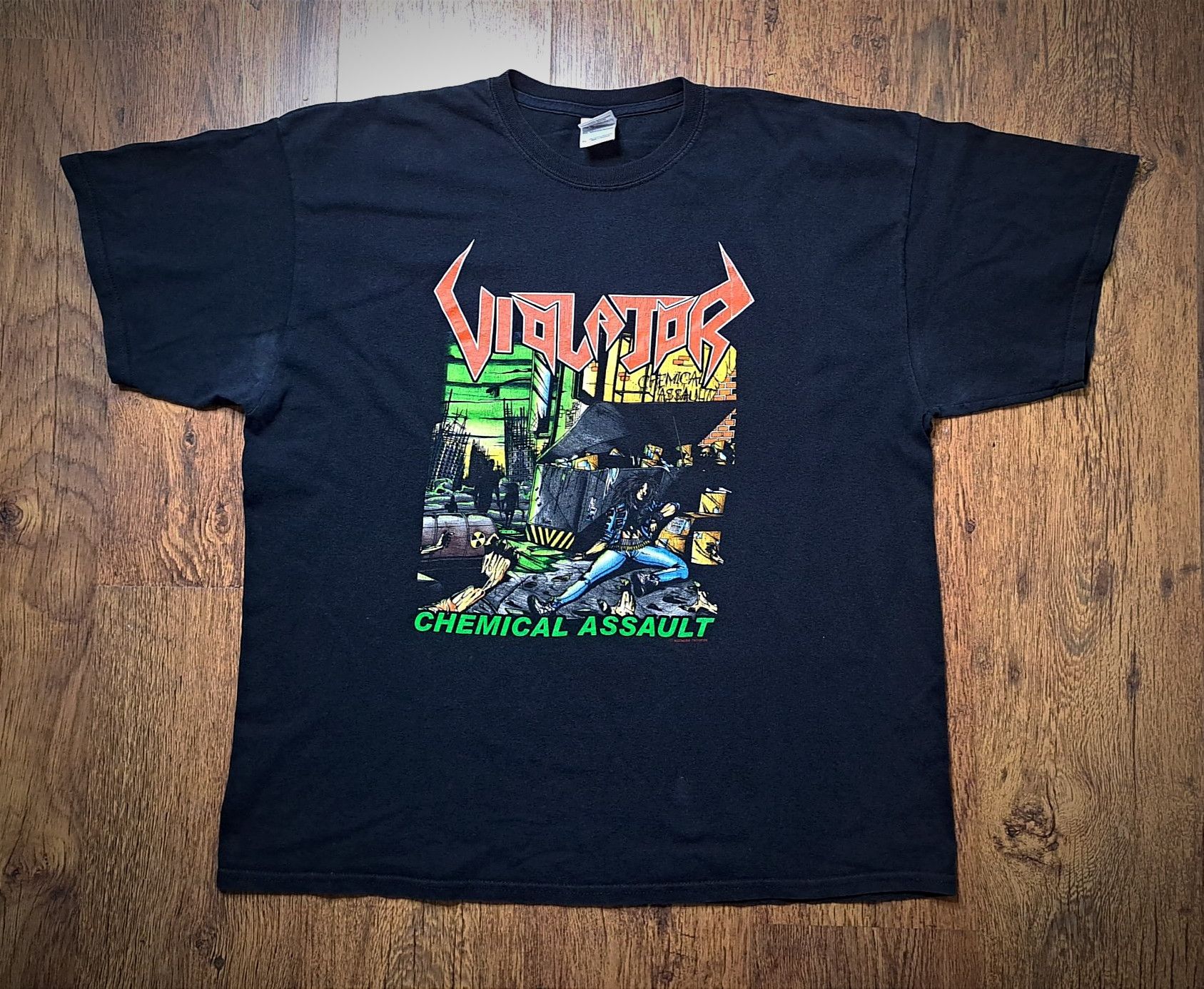 Band Tees × Rock Band × Vintage VIOLATOR x CHEMICAL ASSAULT x T-Shirt ...