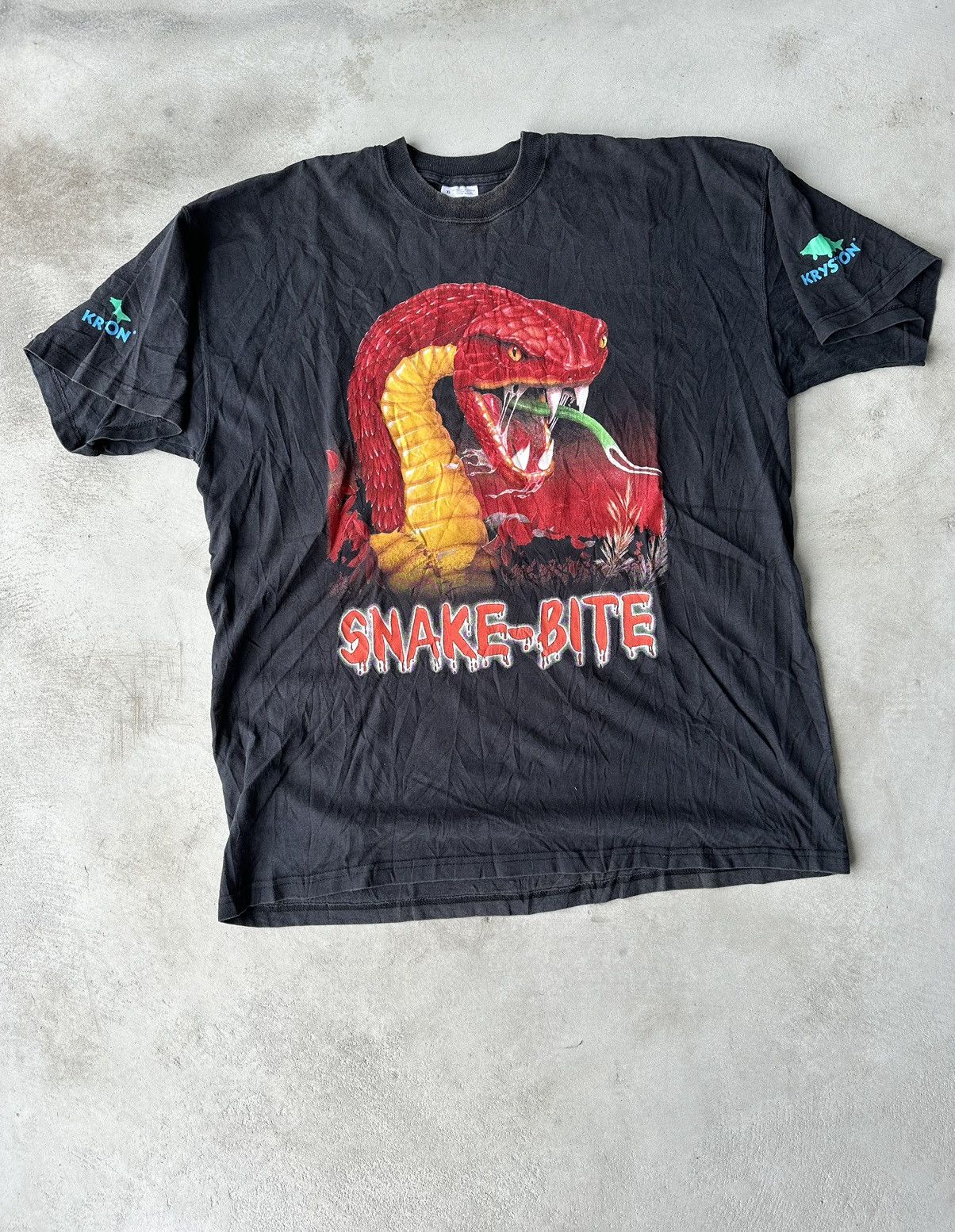 Band Tees × Vintage Vintage 90s Snake Bite monster truck T Shirt | Grailed